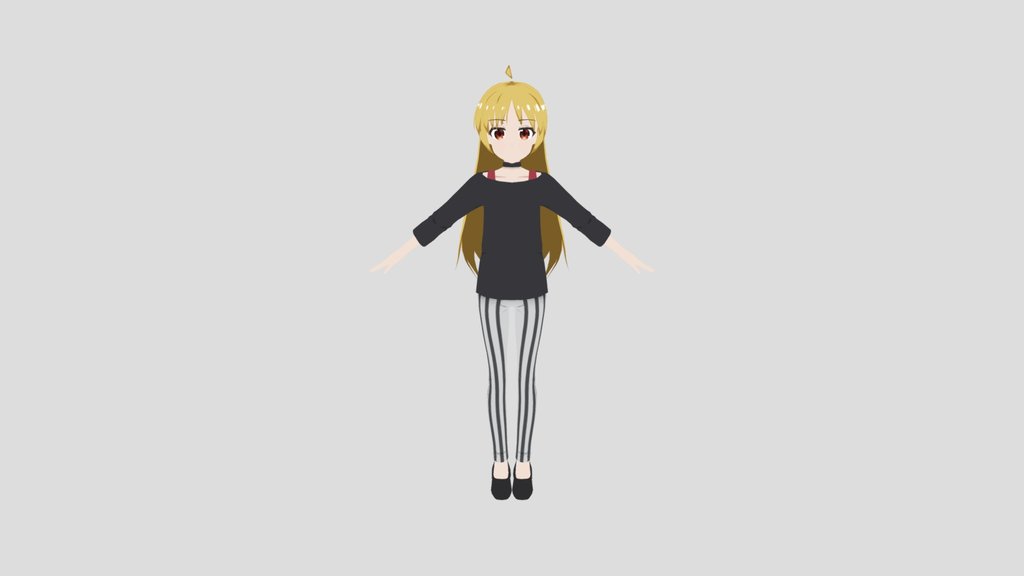 Anime characters - A 3D model collection by Basic Hsu (@Hsu.Pei.Ge ...