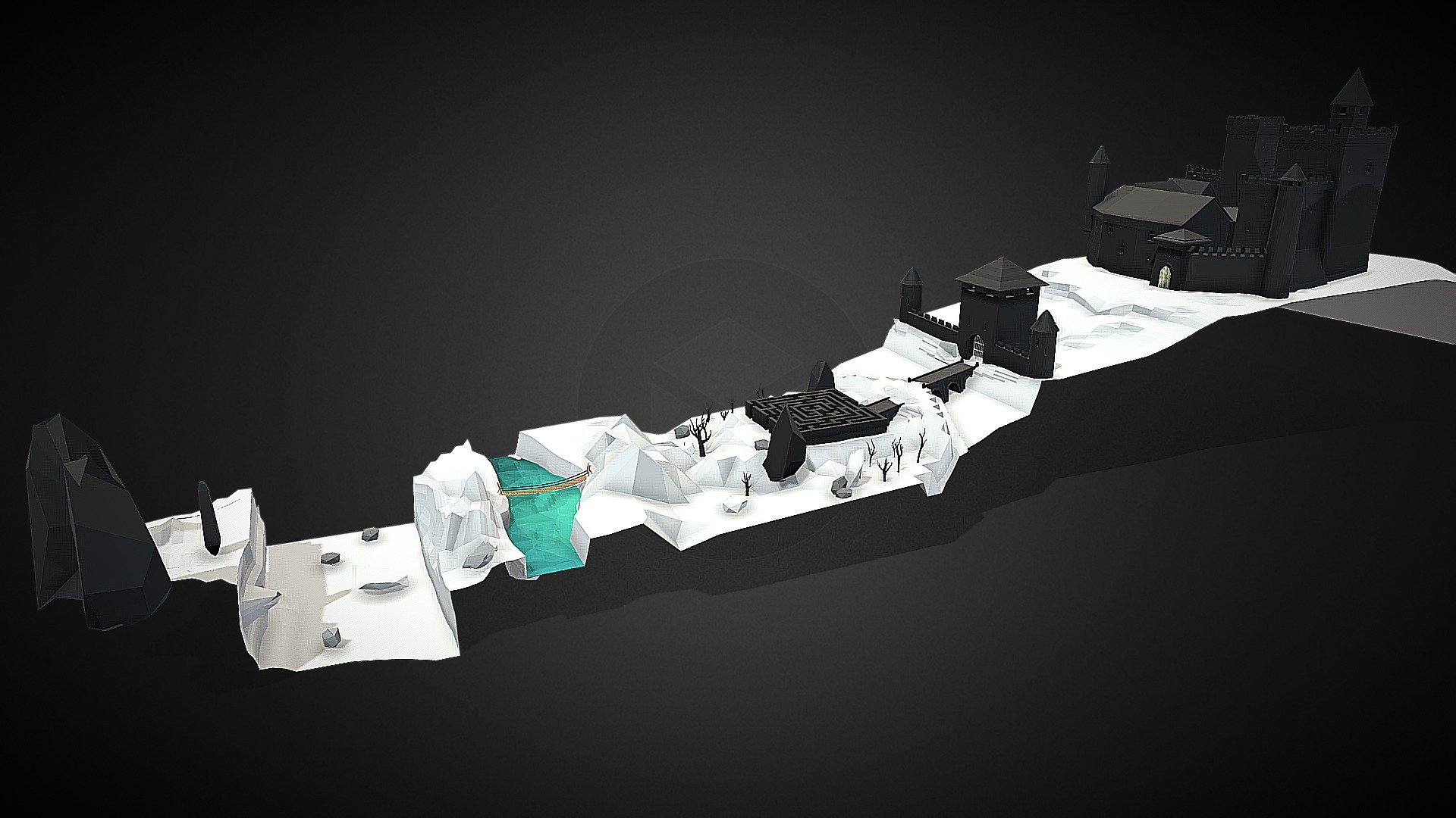 Game Level Challenge - 3D model by Quarks [41954c1] - Sketchfab