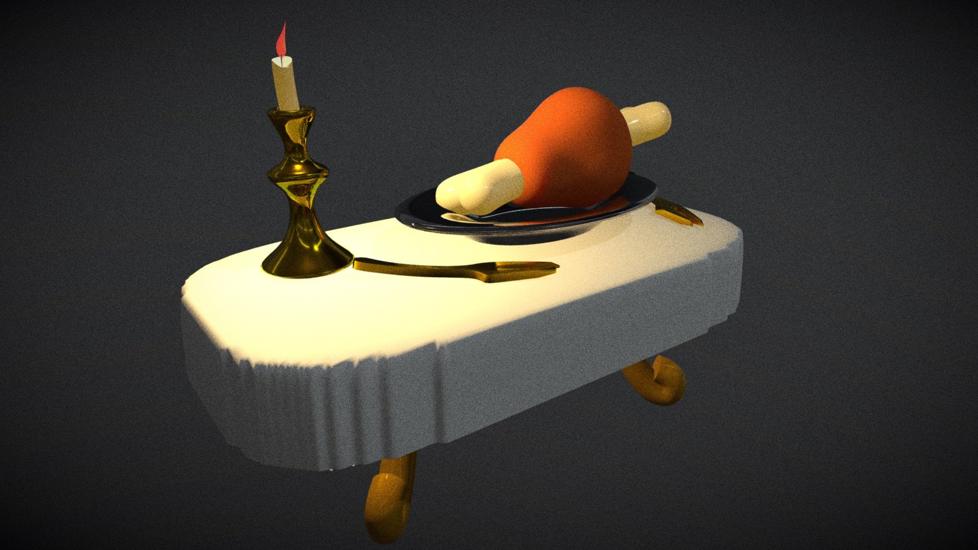 Festive-dinner - Download Free 3D model by AVZ (@micropalaeontology ...