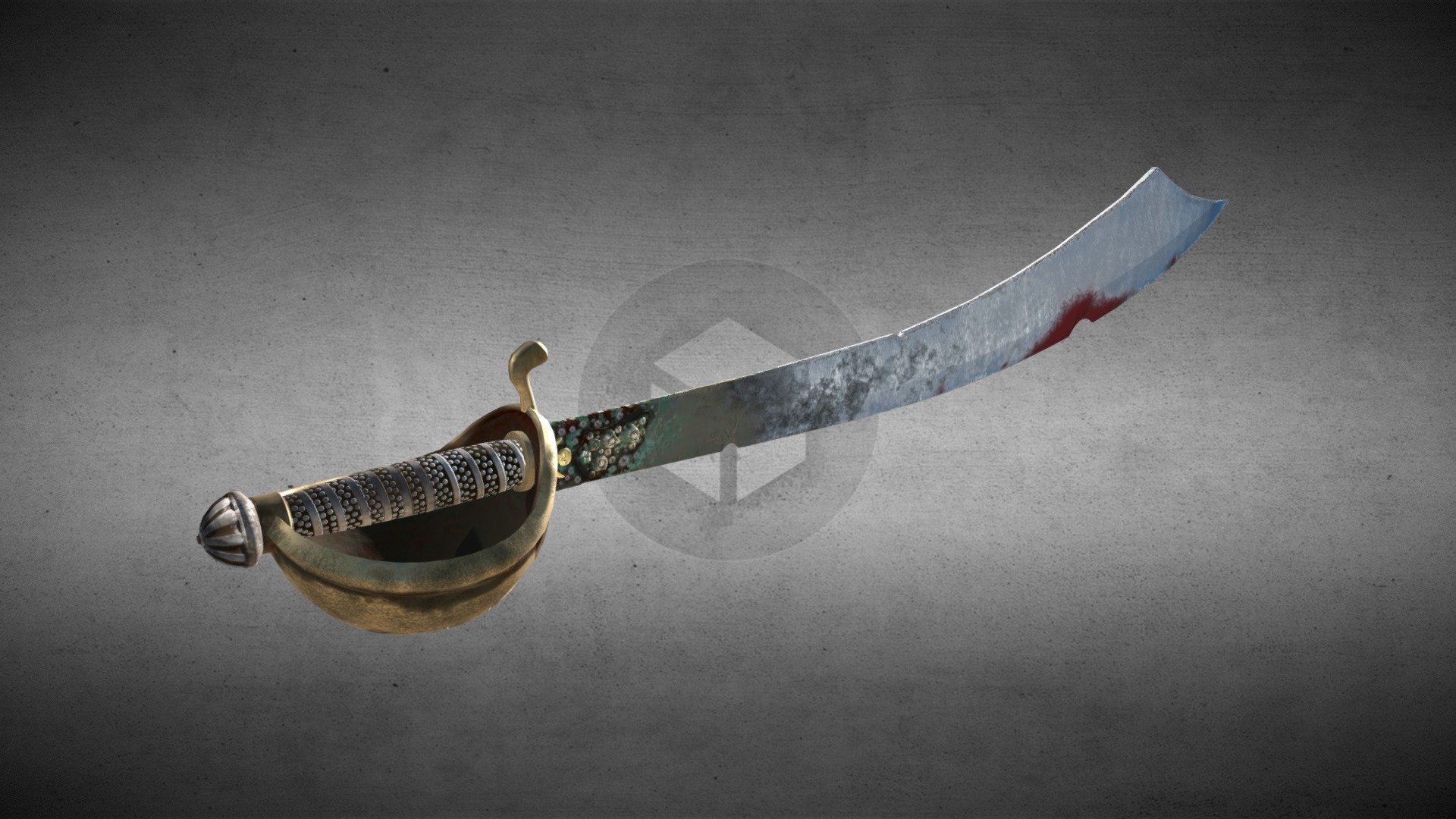 Scimitar - 3D model by Nicholas Kary (@nicholaskary) [4197ac7] - Sketchfab