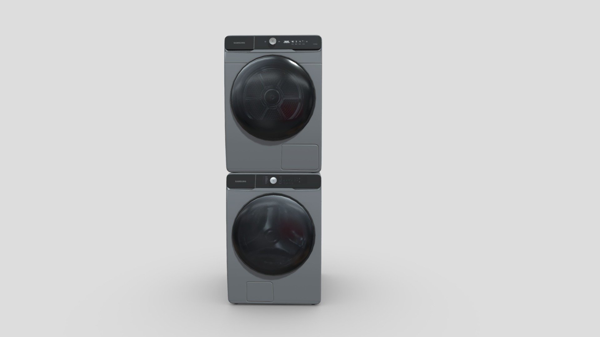 Samsung Electronics Washing Machine - Buy Royalty Free 3D model by ...