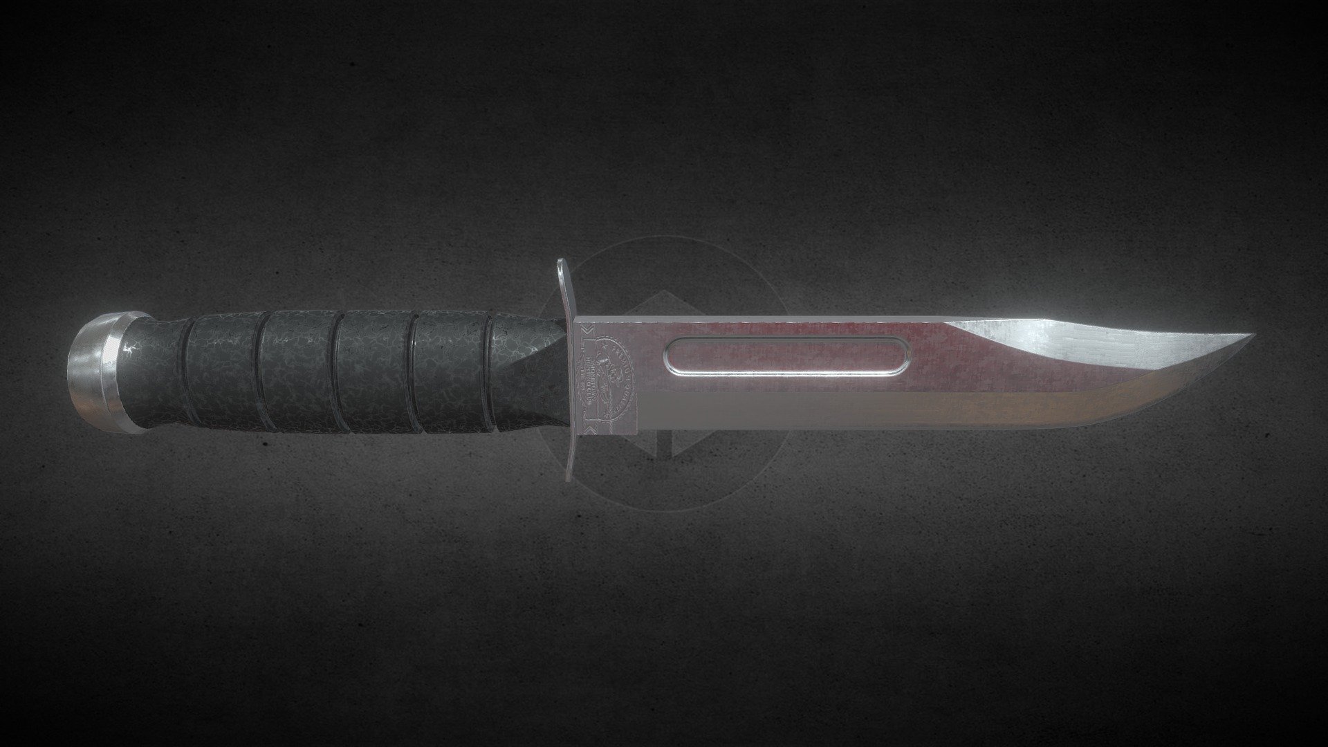 Low Poly Combat / Hunting Knife - Download Free 3D model by skylake939 ...