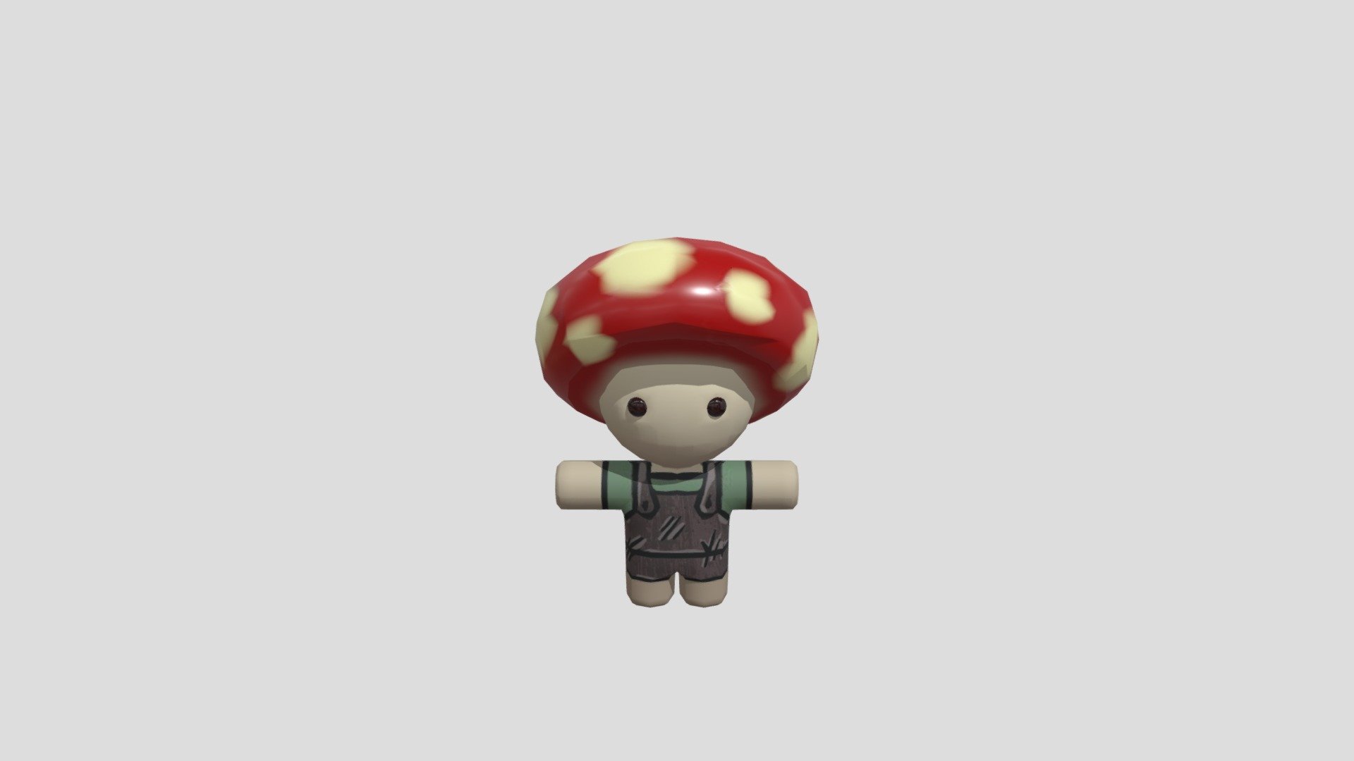 Mushroom - VRChat Avatar - Unity 3d - Buy Royalty Free 3D model by LB3D ...