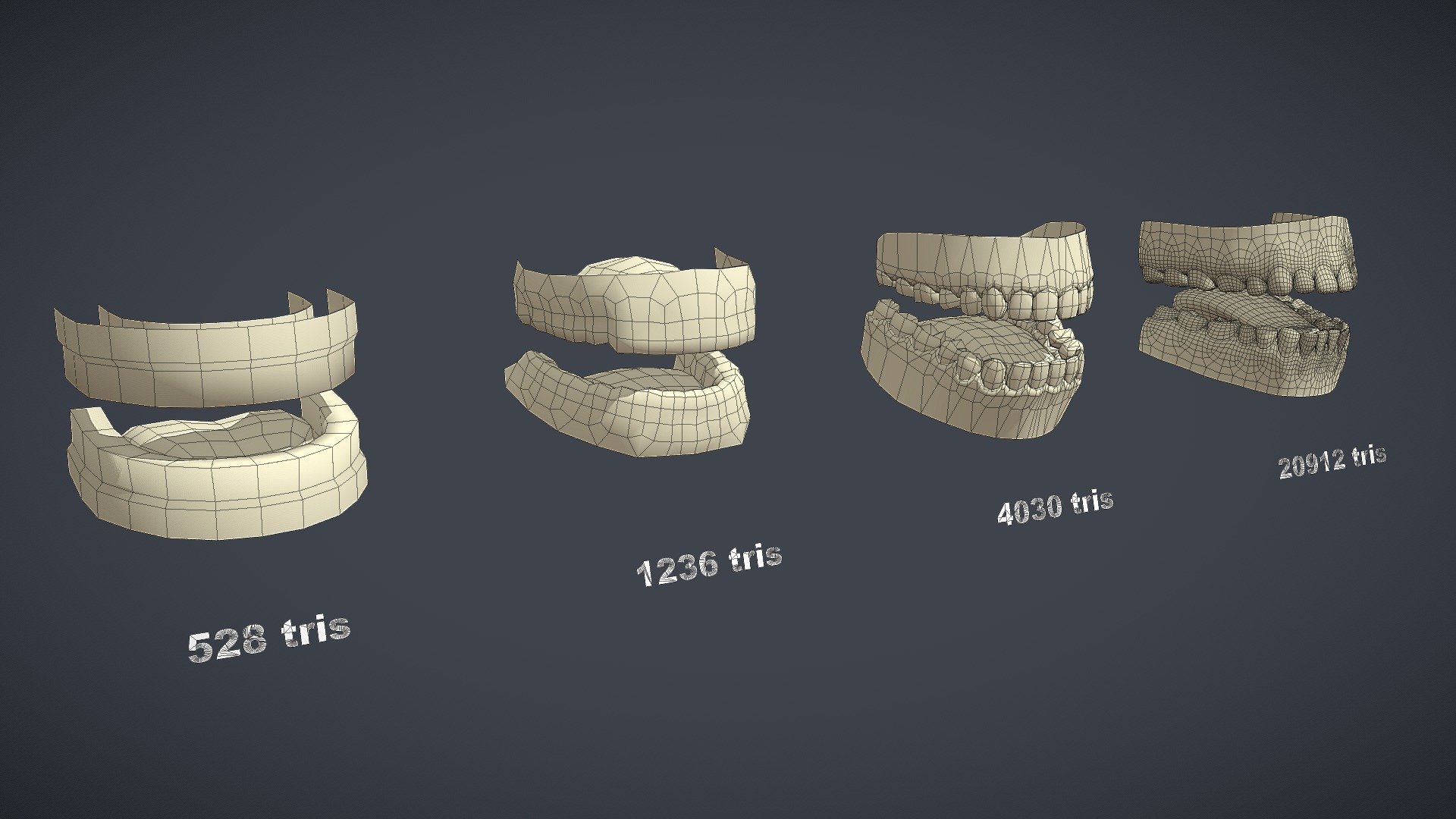Free Pack - Tooth - Download Free 3D model by PolyOne Studio (@polyone ...
