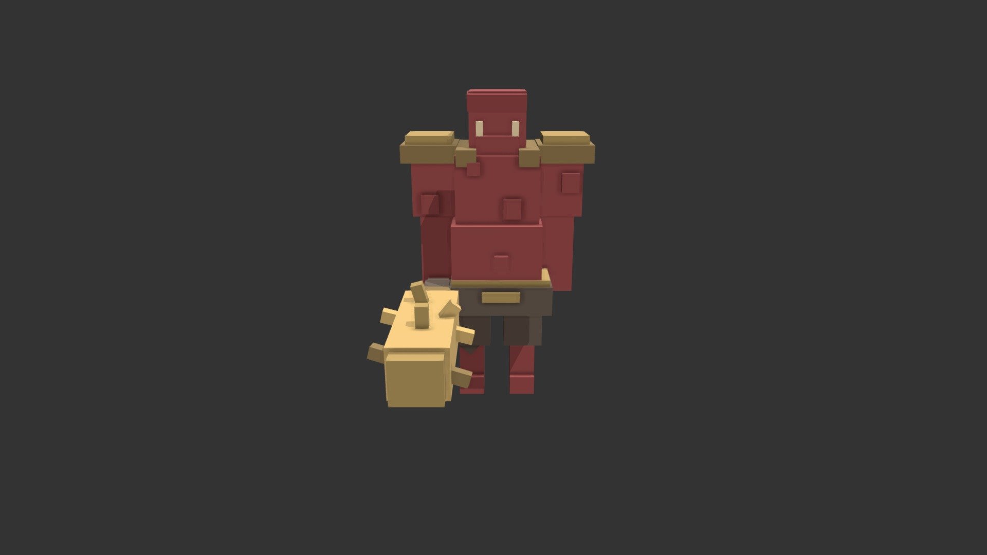 Red Ogre - Download Free 3D model by fantasticfrontier [419e0fd ...
