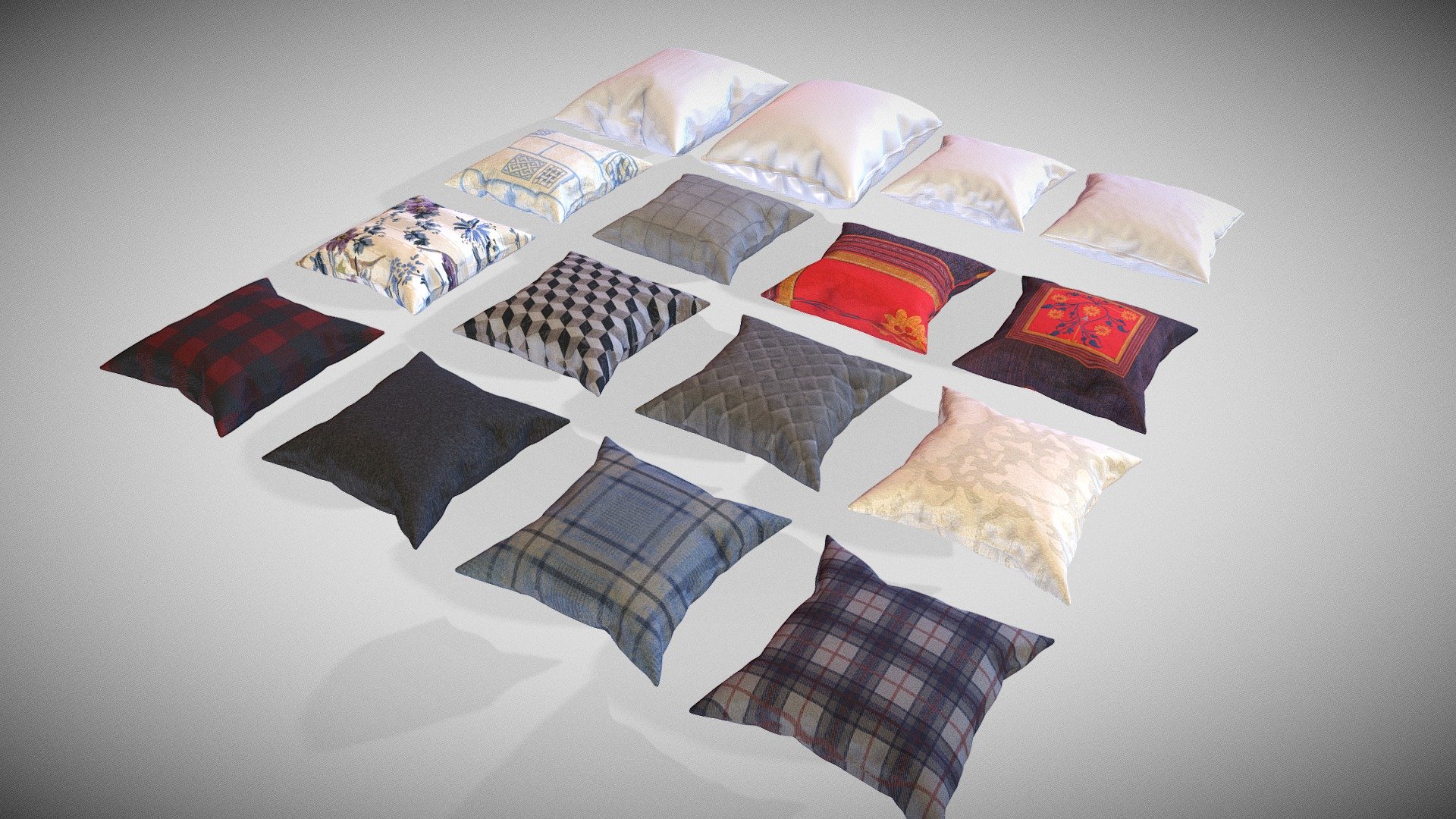 Realistic Pillow Pack - Buy Royalty Free 3D model by Harold P. de Boer ...