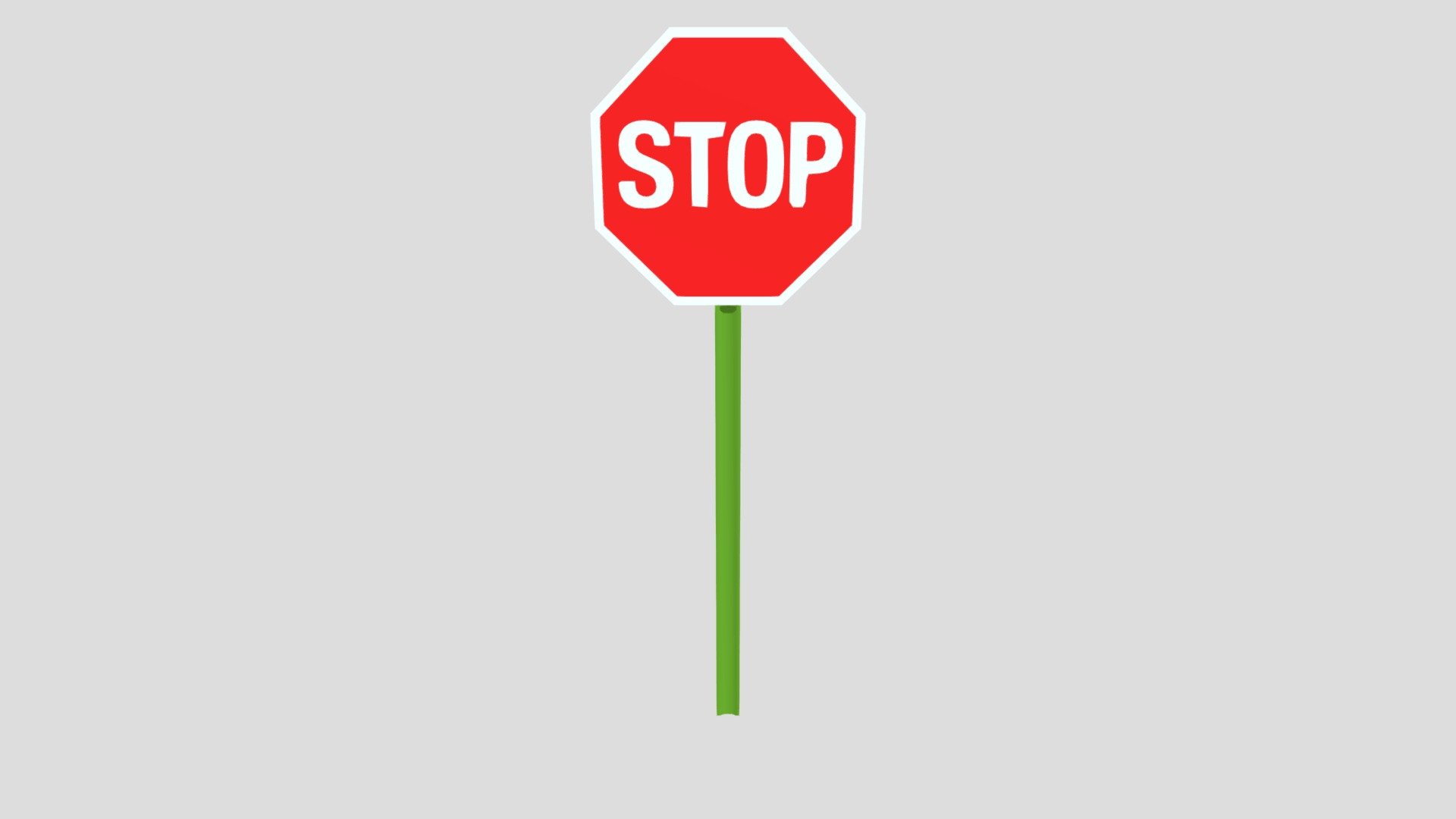 Stop Sign from Poly by Google - Download Free 3D model by IronEqual ...
