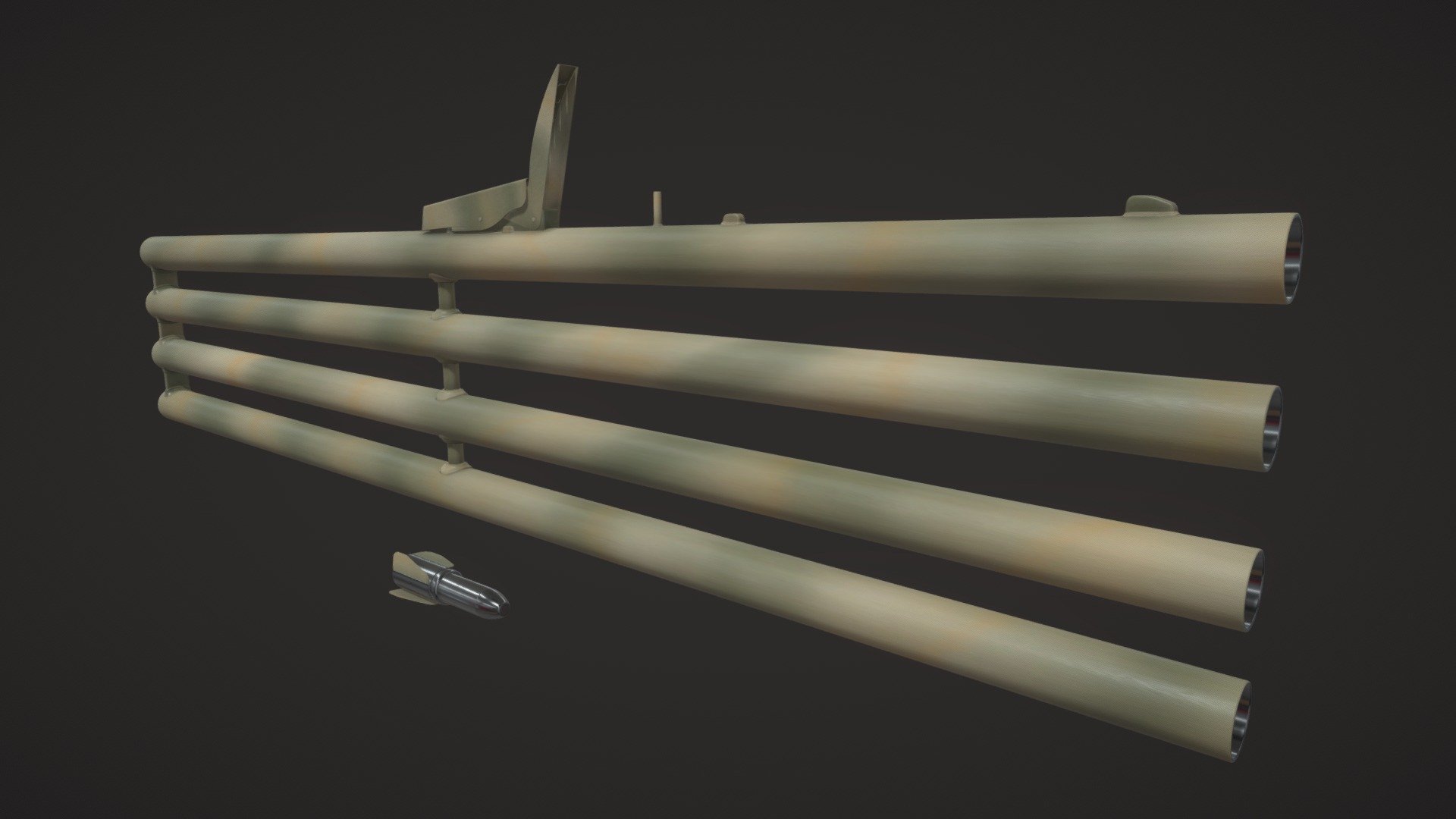 Fliegerfaust A - 3D model by Jan Andreas (@KnightGalahad) [419f949 ...