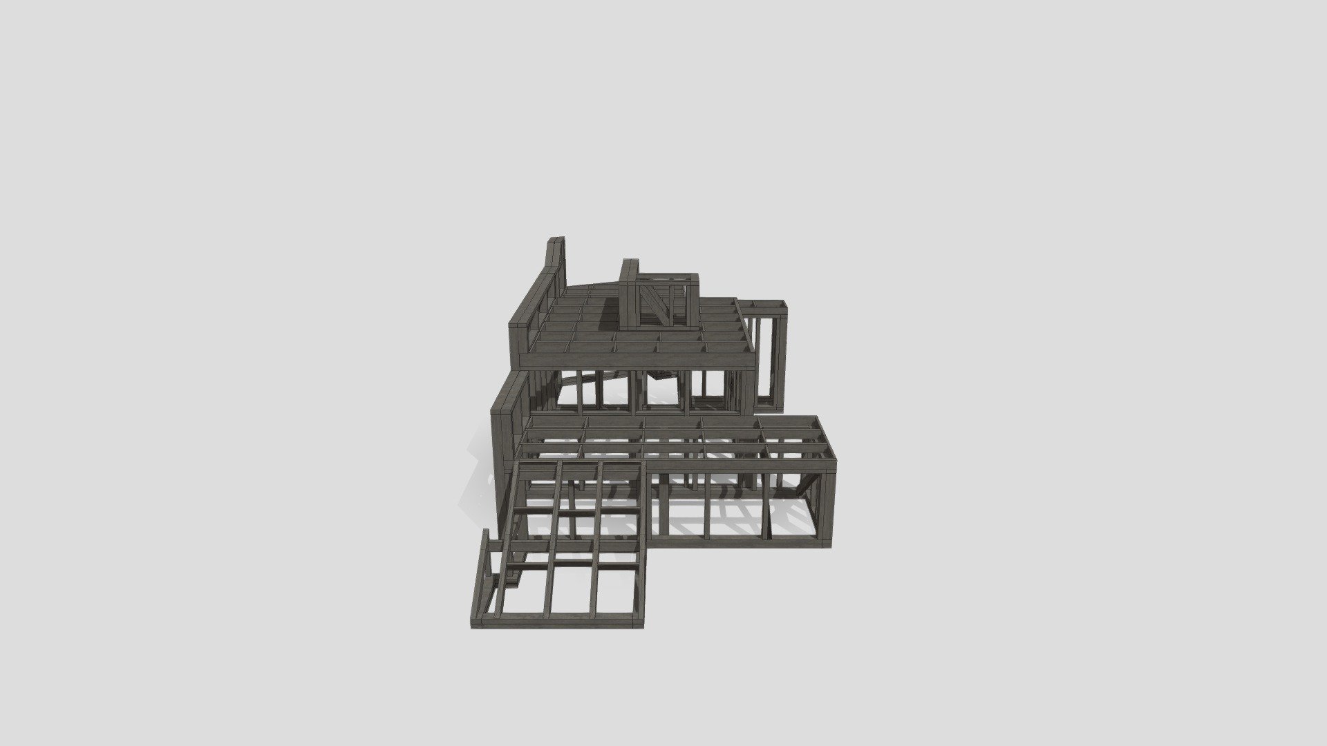 Structure Frame Explode - 3D model by Monkey2064 [419fc15] - Sketchfab