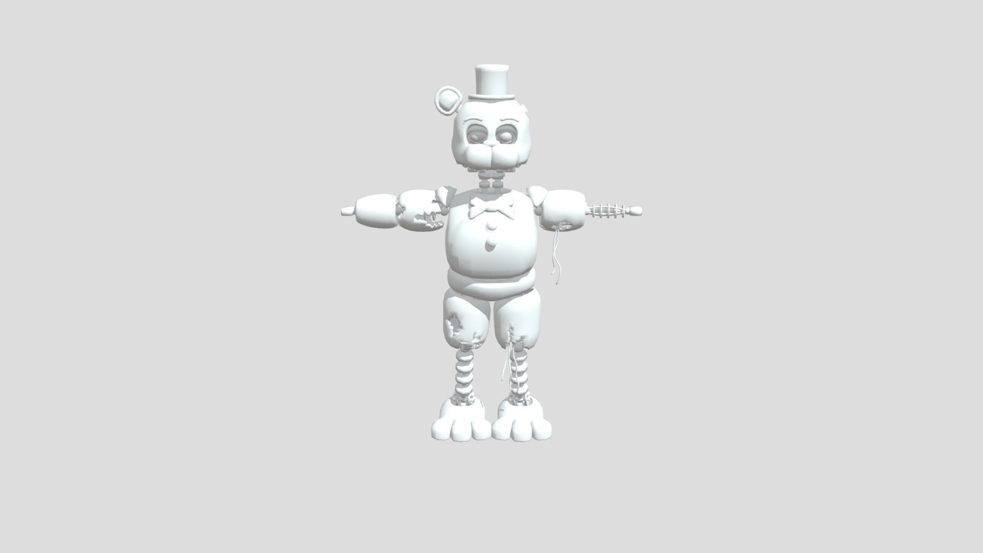 ignited freddy walking - Download Free 3D model by Mavrson296 [41a0a7c ...
