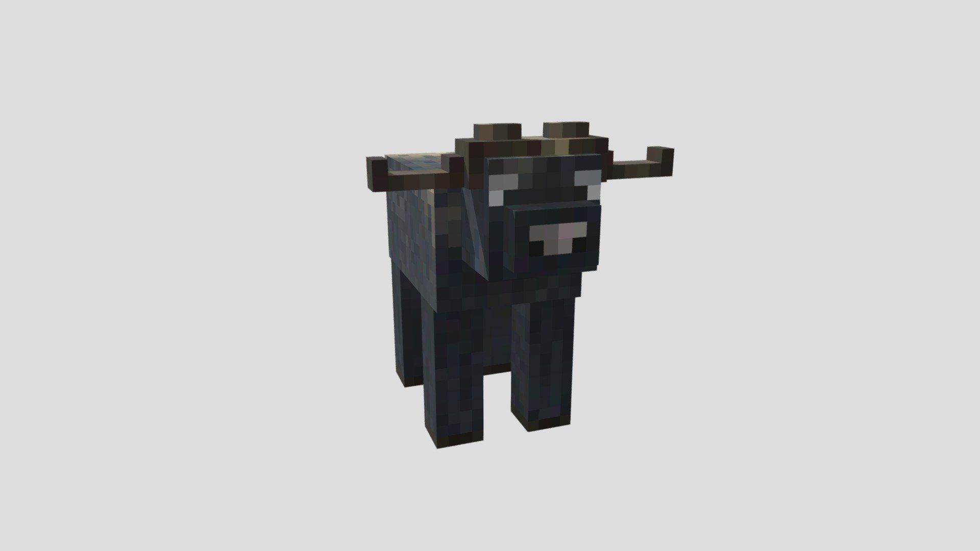 Minecraft Buffalo - 3D model by javelina [41a0c7a] - Sketchfab