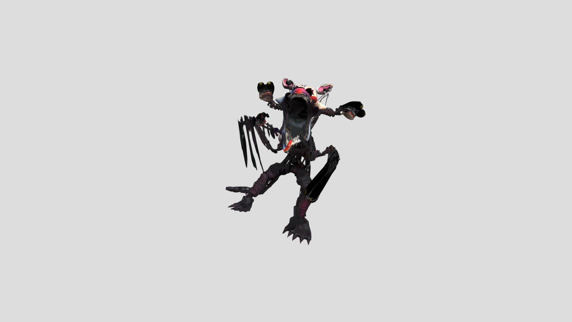 Twisted Mangle FNAF - Download Free 3D model by VladislavPim [41a4622 ...