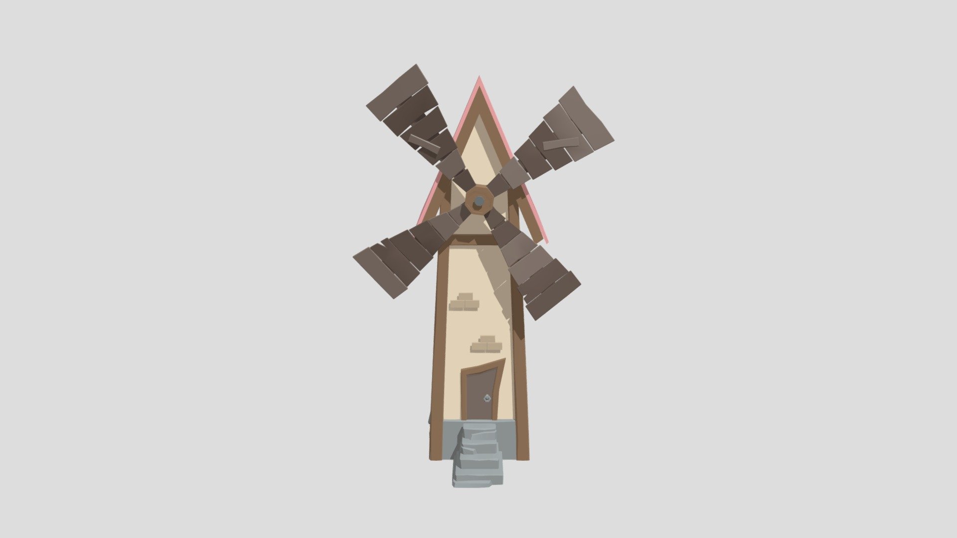 Windmill Finished - Download Free 3D model by IUBuildingWorlds [41a46b6 ...