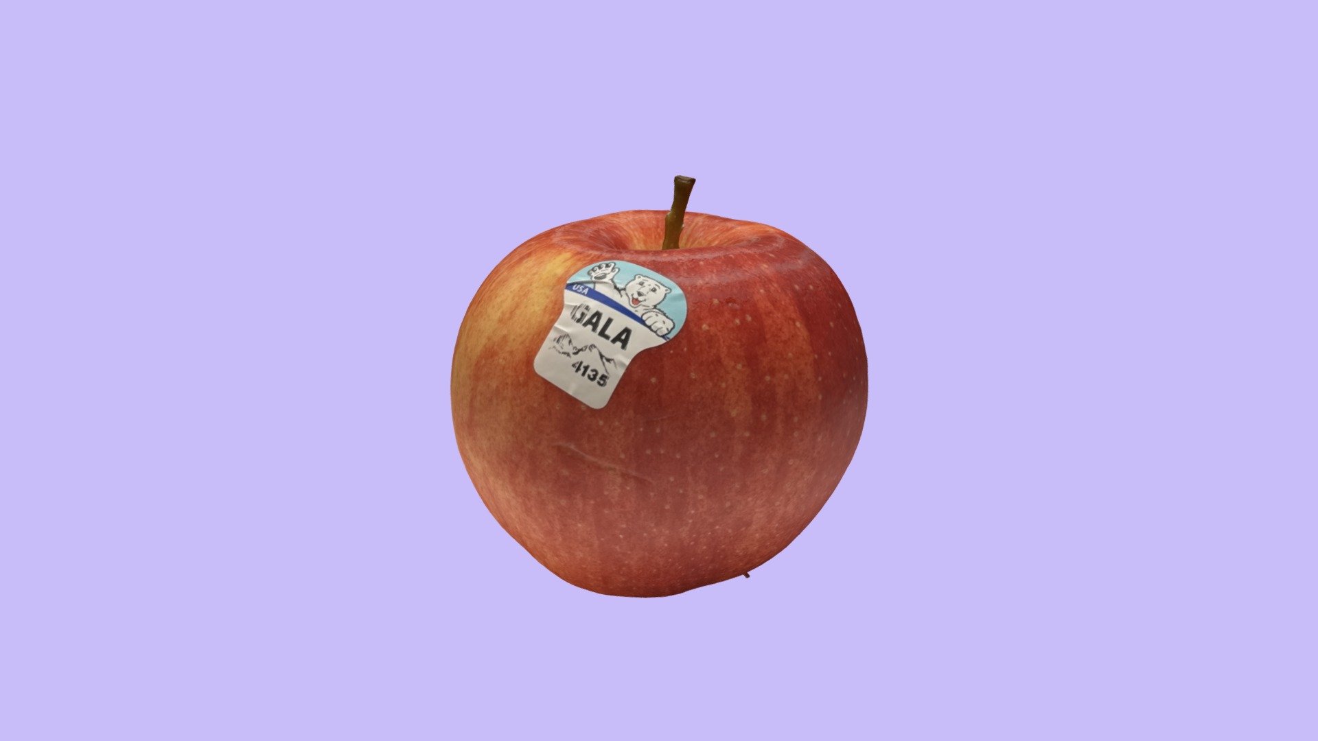 DAY 4 - Gala Apple - 3D model by Ashley Jane Lewis (@Ashley_Jane ...
