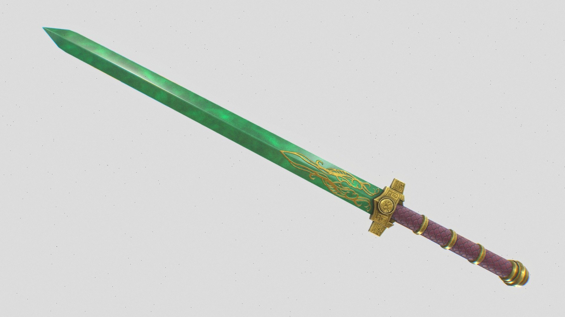 Jade blade - Buy Royalty Free 3D model by Anima Z (@Anima-Z) [41a6a12 ...