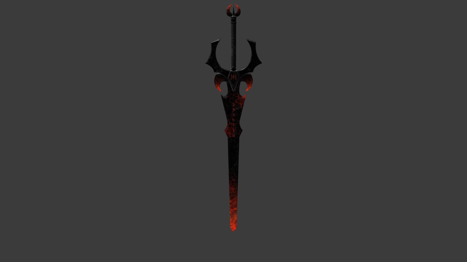 Fantasy Sword/ Sword of Surtr - Buy Royalty Free 3D model by ...