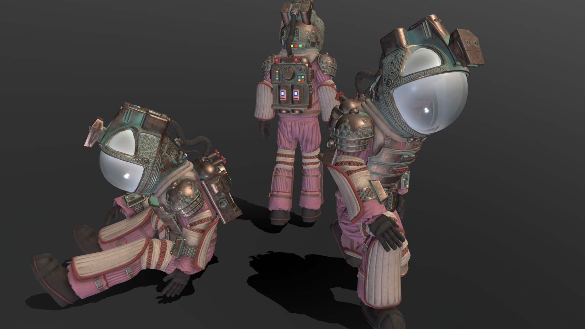 Dallas Compression Suit poses - 3D model by JordanNoadMault [41a88a2 ...