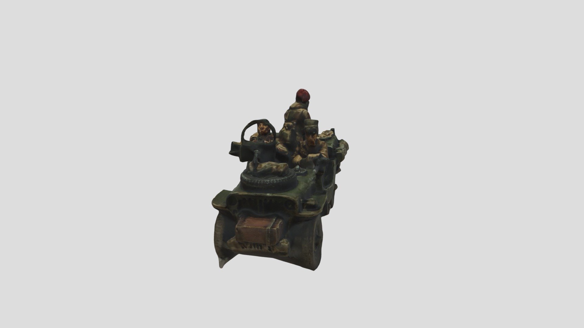 WW2 British SAS Jeep (NW Europe) - 3D model by bugsdude19 [41a8eb4 ...