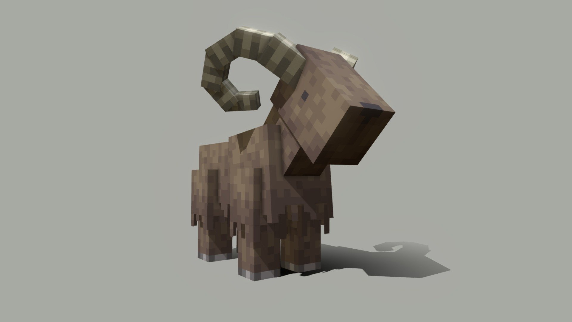 Ram | Minecraft model - 3D model by kenddie [41abe47] - Sketchfab