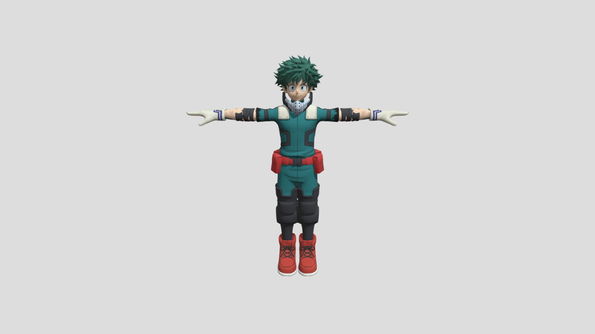 Izuku Midoriya damage - Download Free 3D model by stormanichols (@kg3892) [41acc76] - Sketchfab