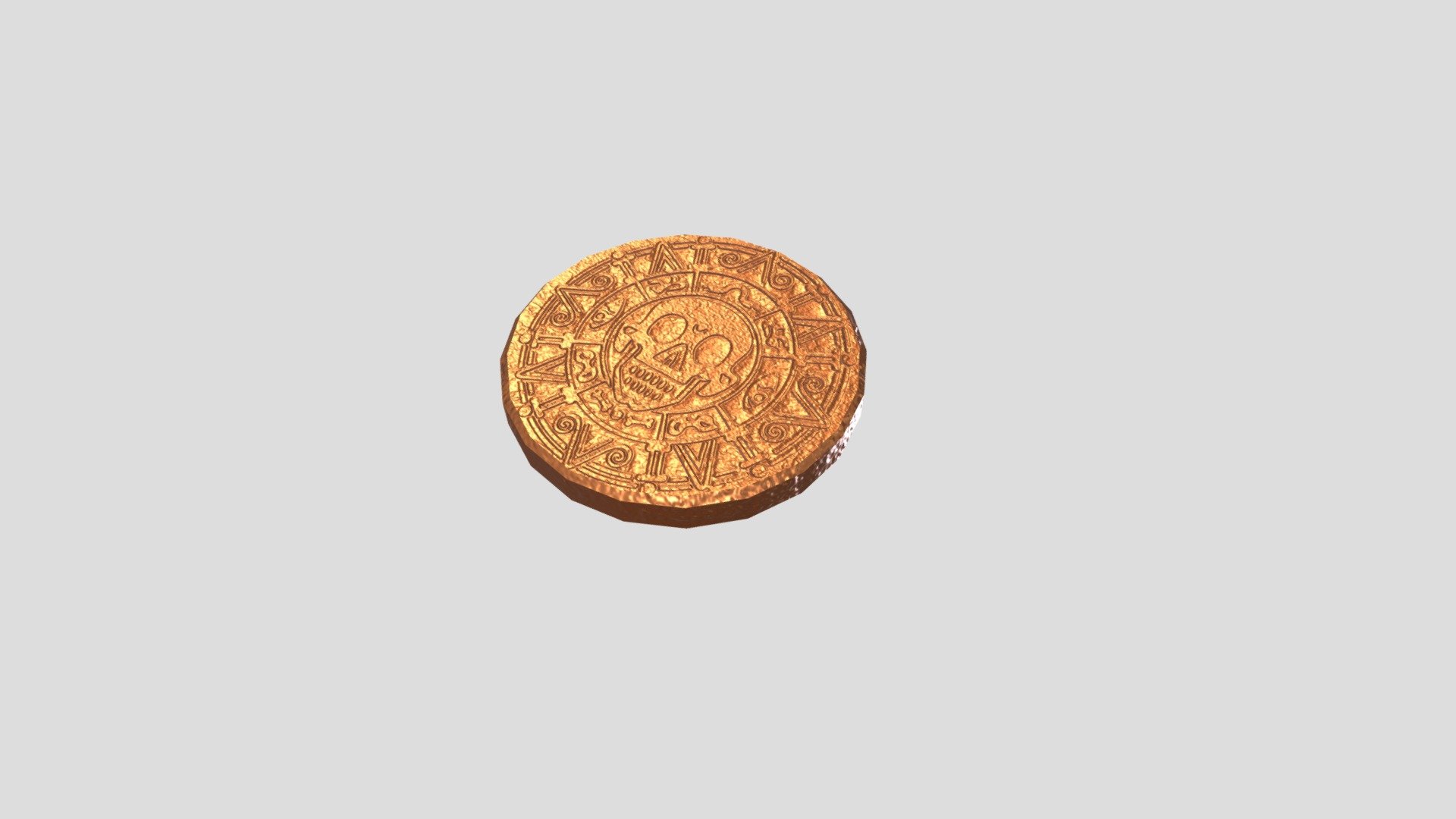 Copper coin - 3D model by Alex H (@220301) [41ad917] - Sketchfab