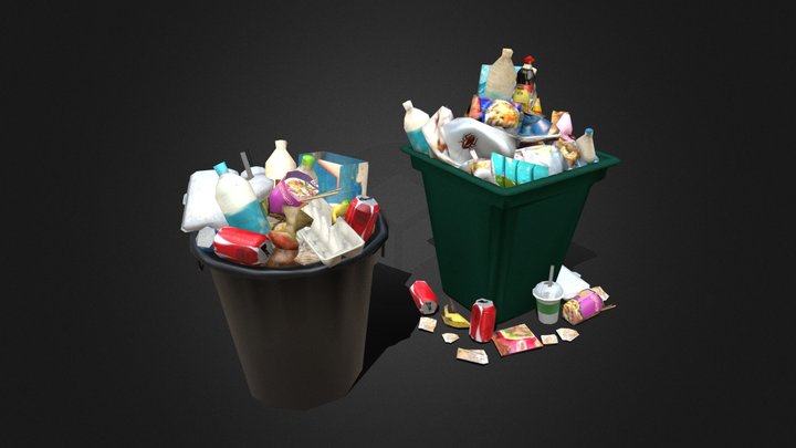 Trash 3D models - Sketchfab