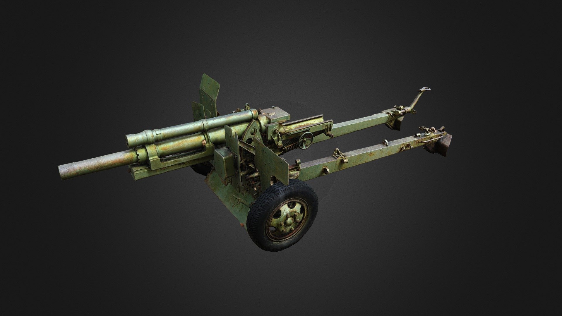 36. Pháo 105mm - 3D model by Di sản văn hóa Việt Nam (@dd.design ...