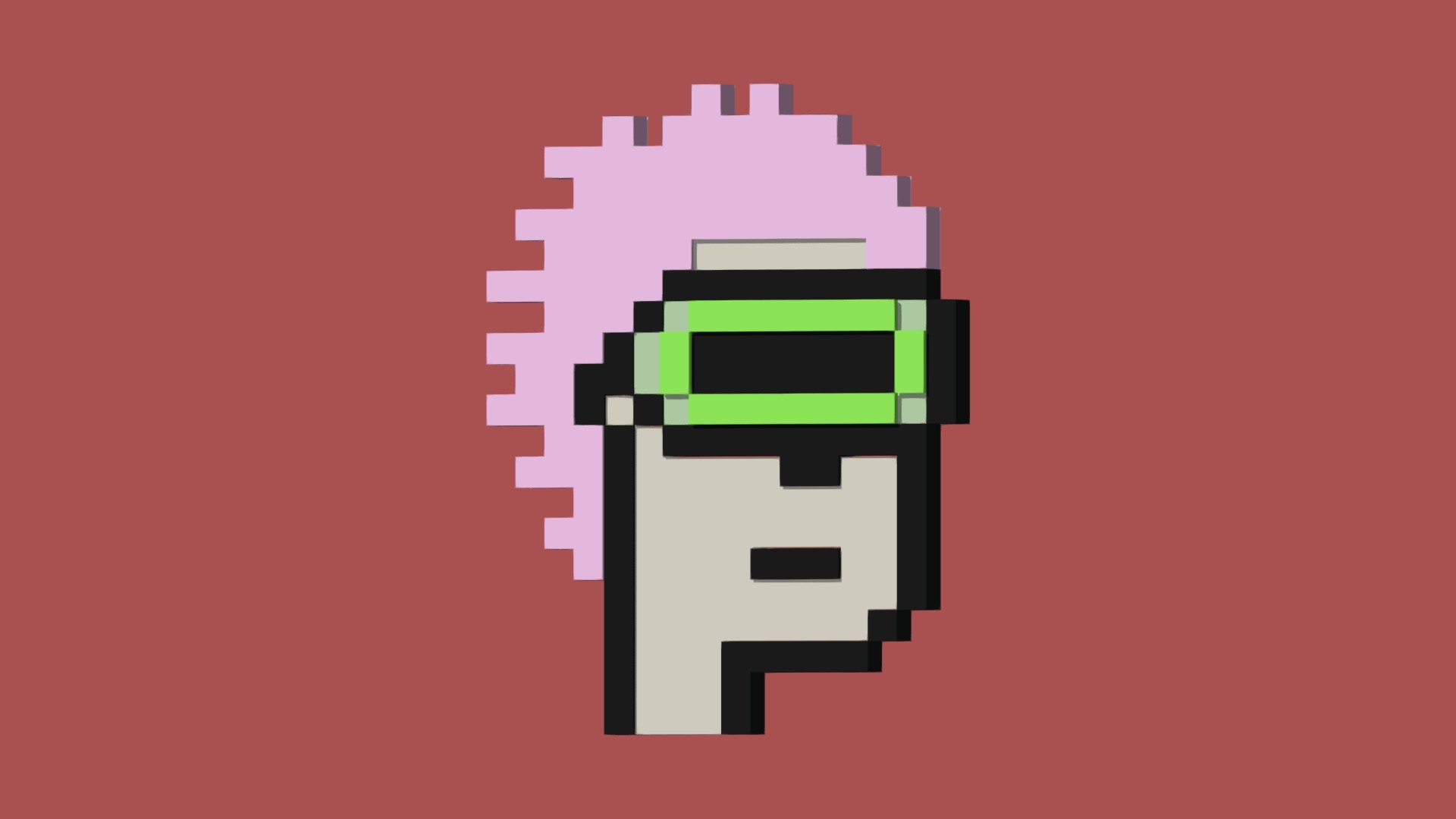 CryptoPunk - Download Free 3D model by adasdasd [41af951] - Sketchfab