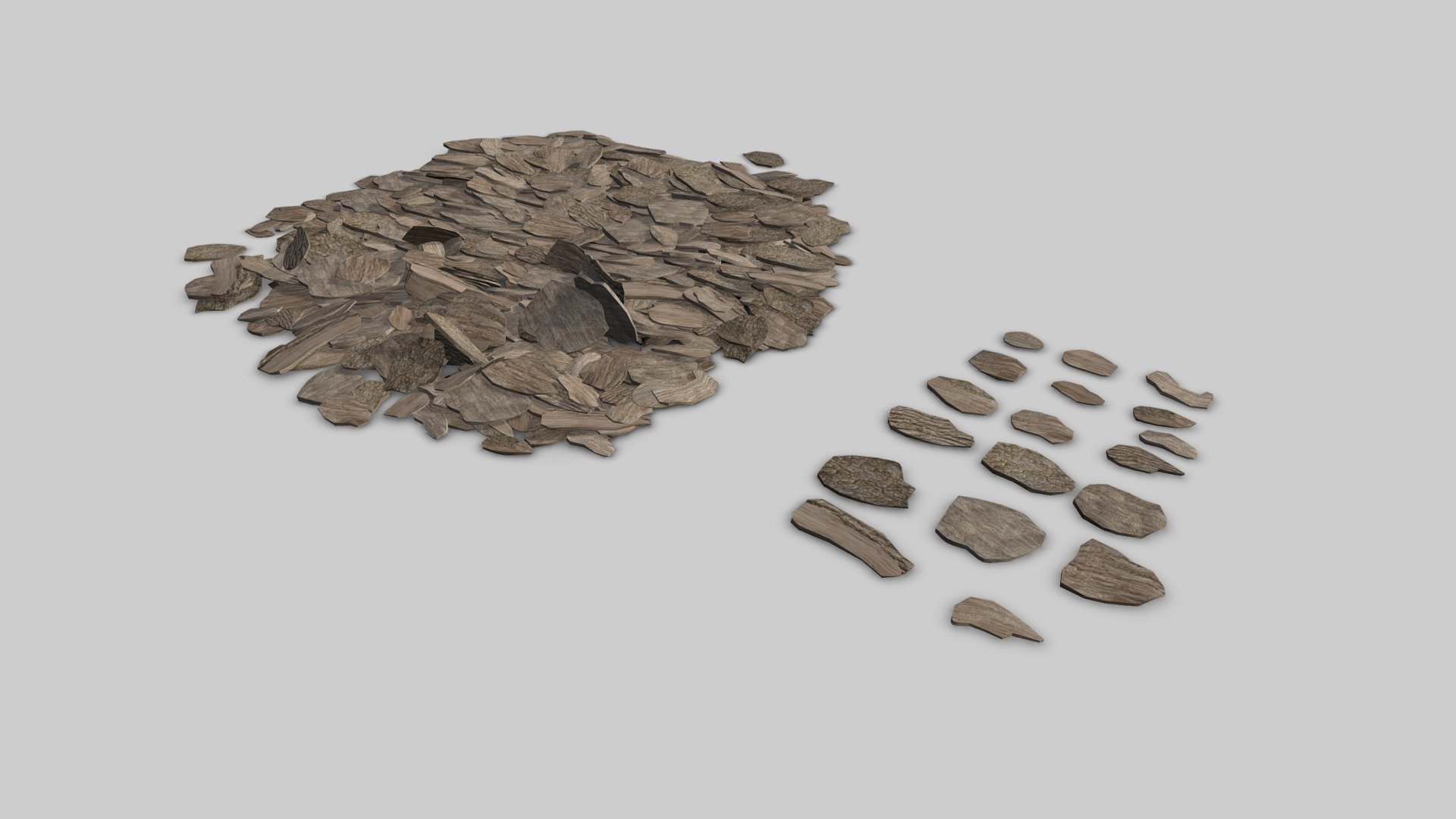 Mulch Barks - 3D model by dg samples (@dgsamples) [41b023d] - Sketchfab