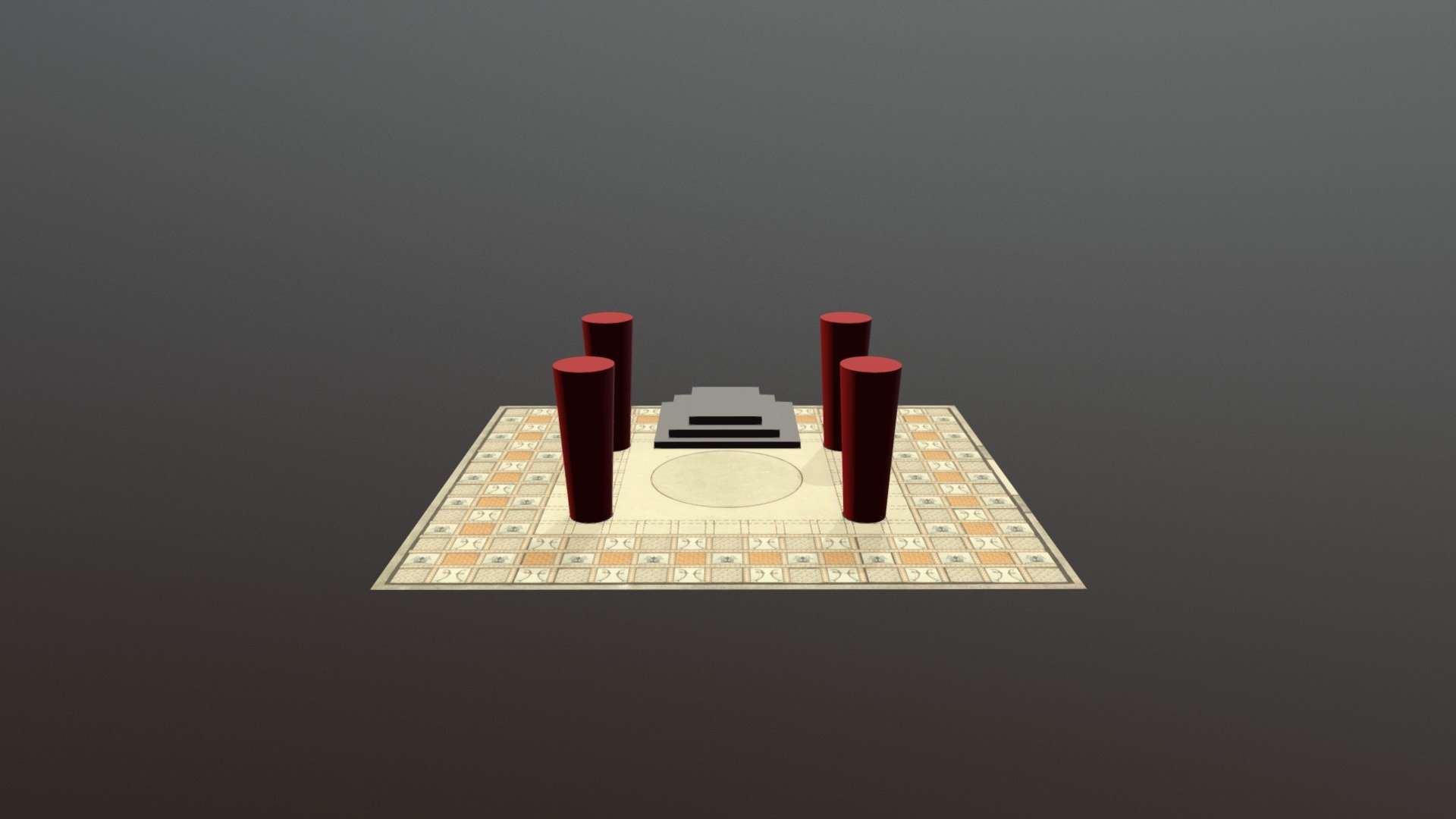 Tiryns Megaron - 3D model by Wellesley College (@WellesleyCollege ...