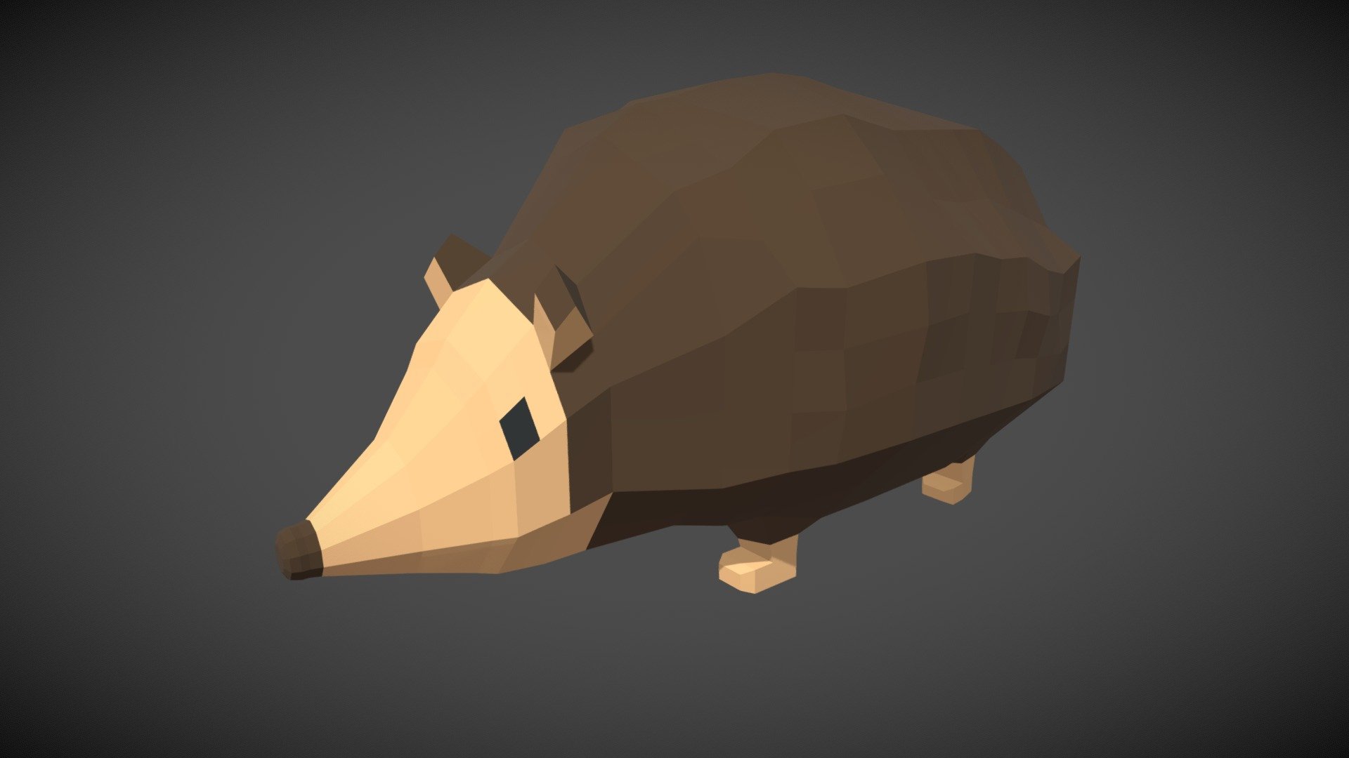 Lowpoly Hedgehog - Buy Royalty Free 3D model by Blumbum Productions ...