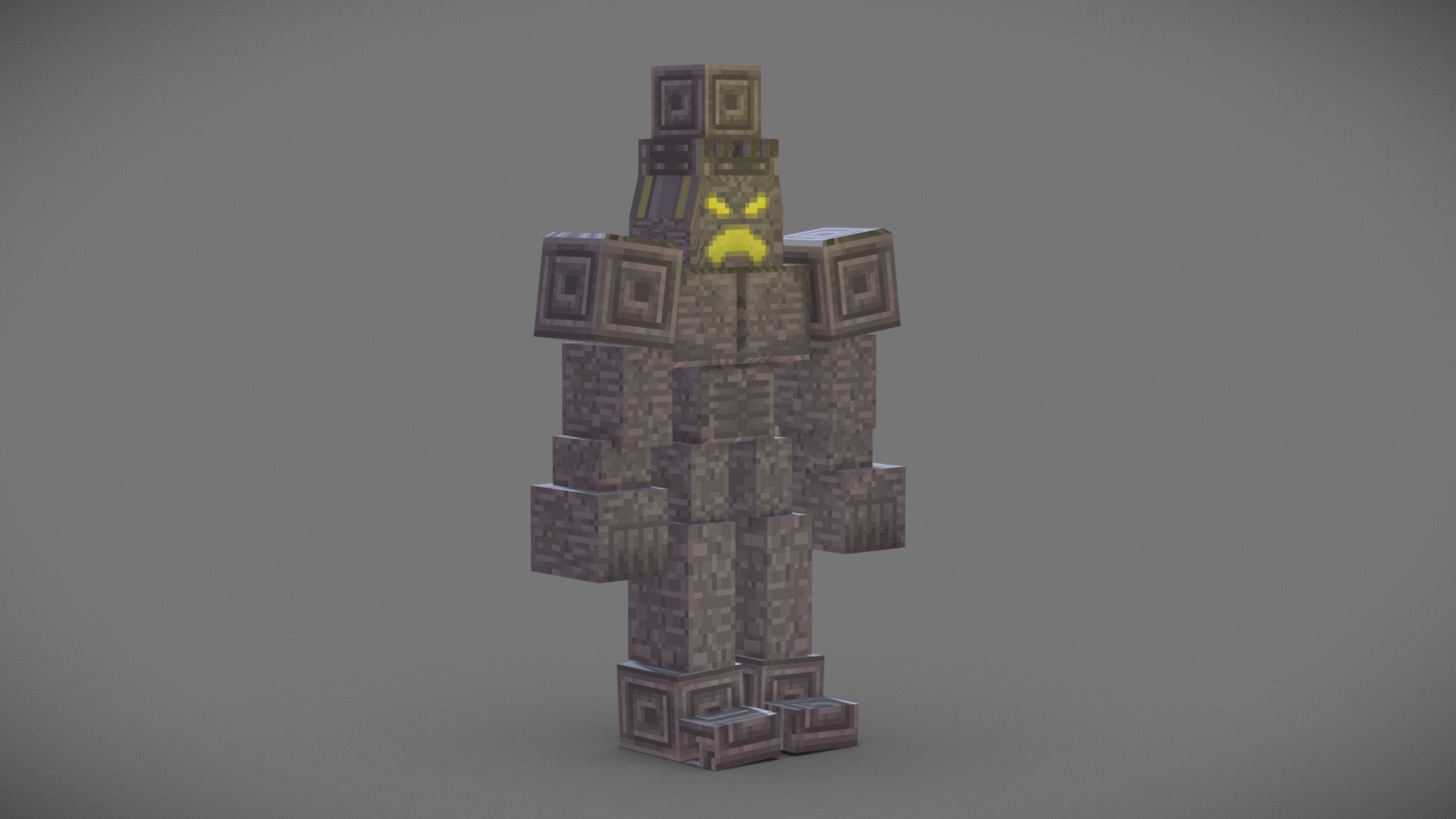 stone man - 3D model by leopard (@itsleopard) [41b166a] - Sketchfab