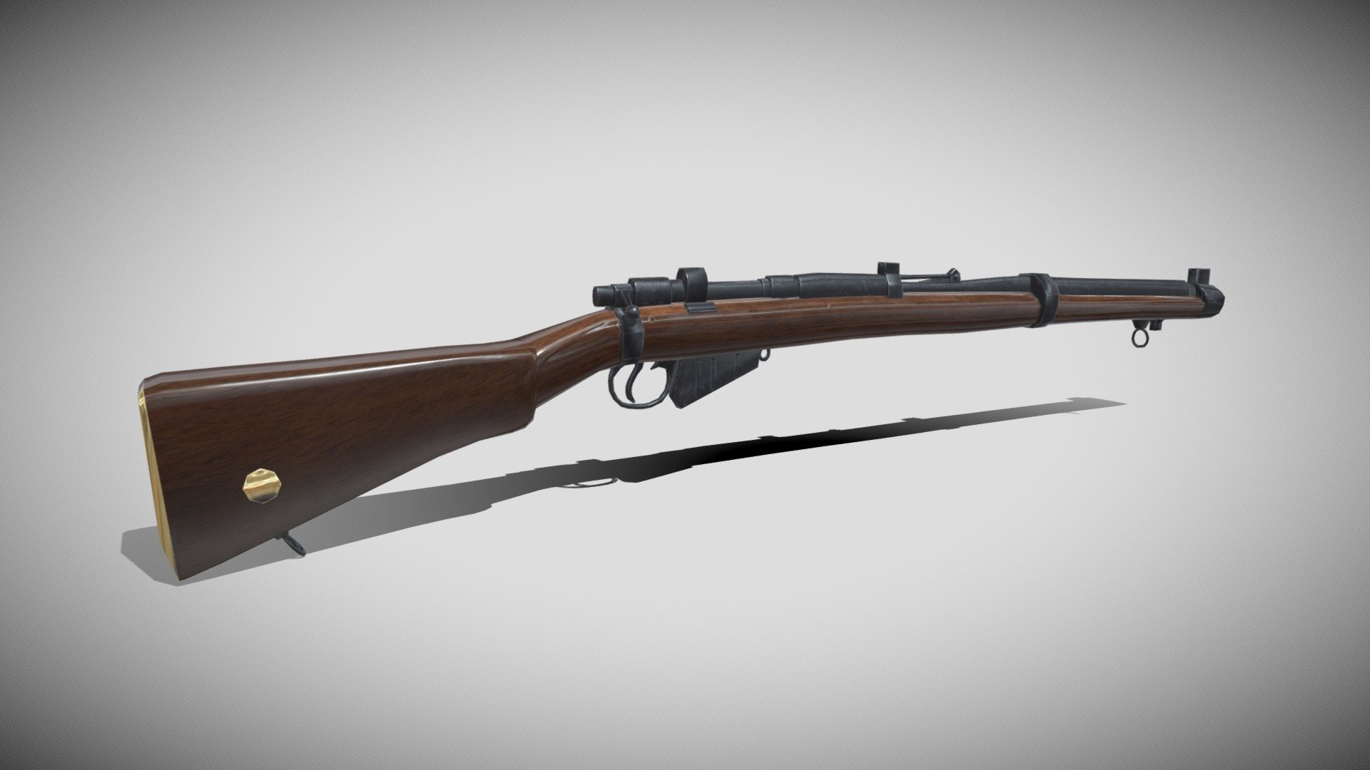 Lee–Enfield repeating rifle - 3D model by AngelosShiapani1 [41b1825 ...