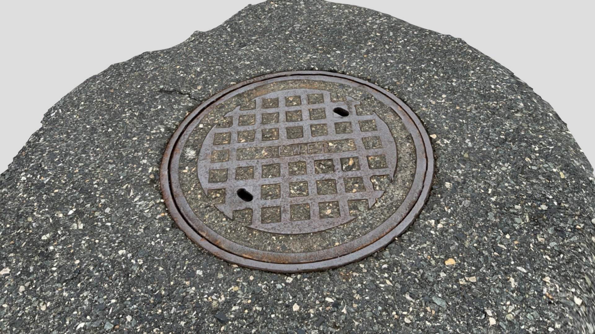 Sewer cover (VCU_3D_5789) - Download Free 3D model by Virtual Curation ...