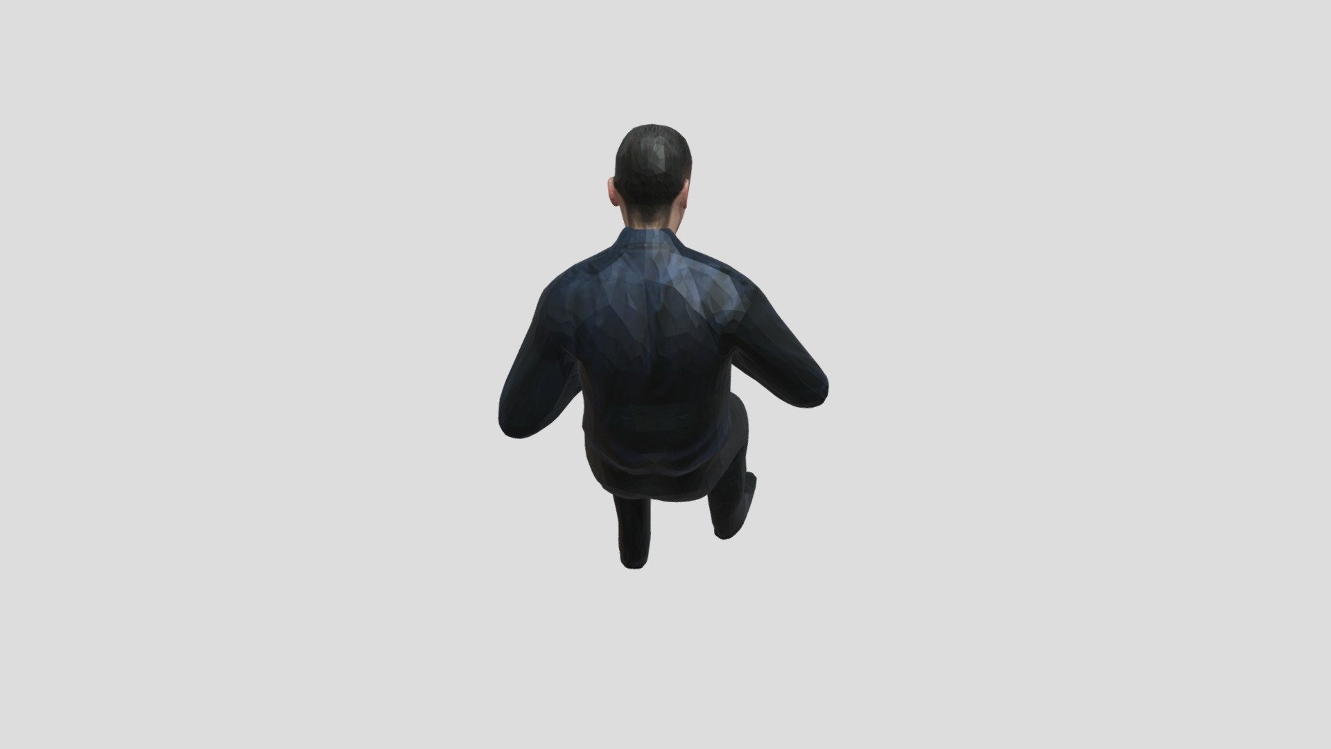 A man sitting - Download Free 3D model by 1056878 [41b3107] - Sketchfab