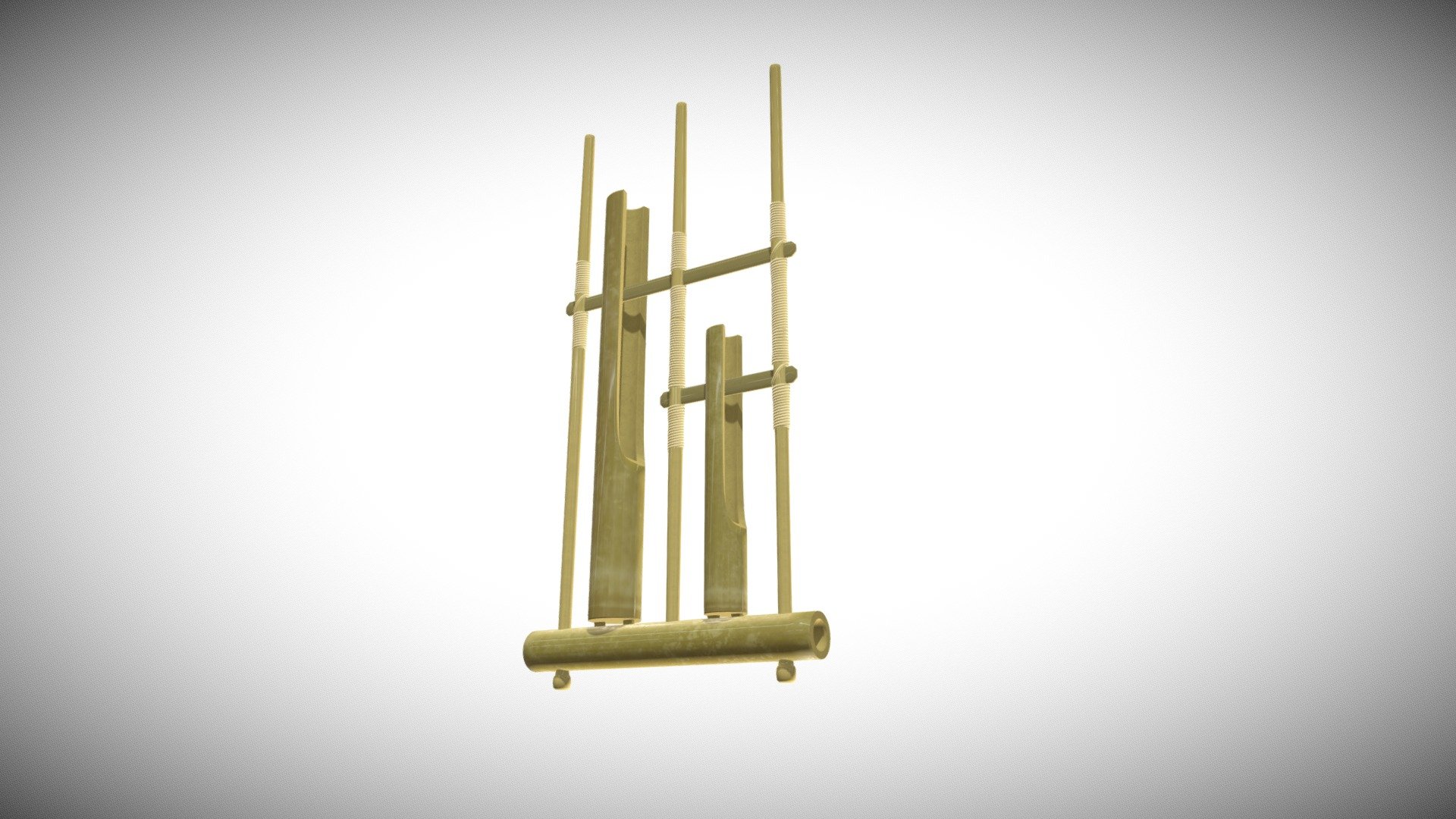 Angklung_OBJ FBX - 3D model by bon1991 [41b324c] - Sketchfab