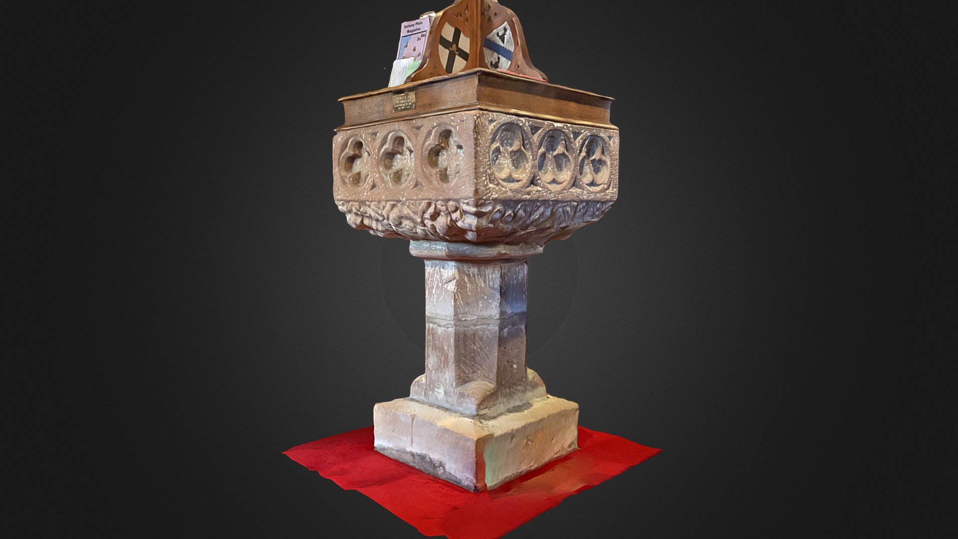 Font at St Brides, Kirkbride - 3D model by Digital Heritage ...