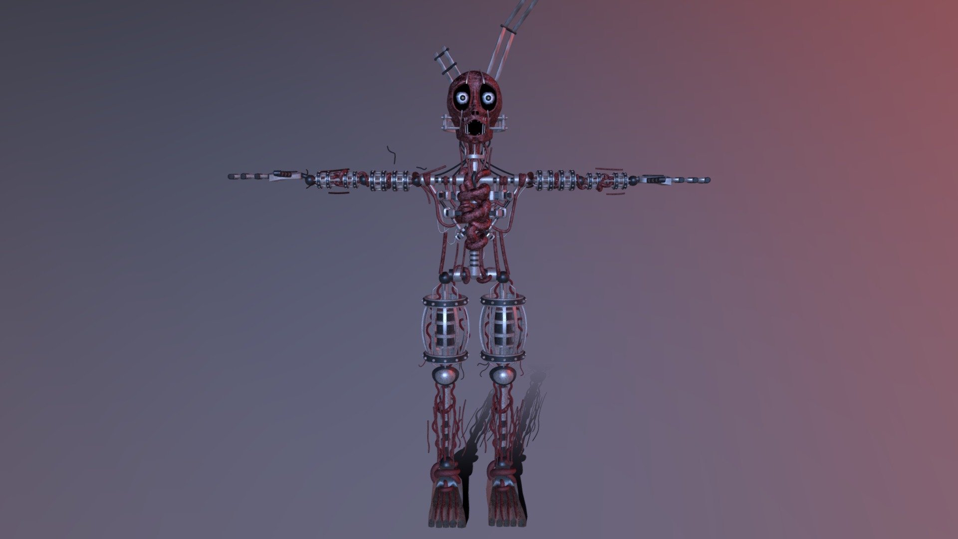 Springtrap Without Suit From Fnaf 3 - Download Free 3D model by ...