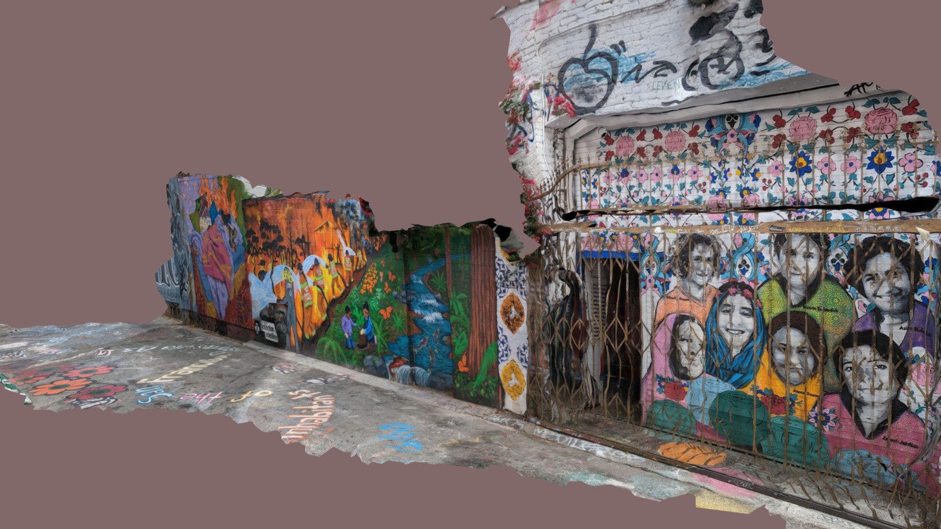 mural - 3D model by urbanmasque [41b7245] - Sketchfab