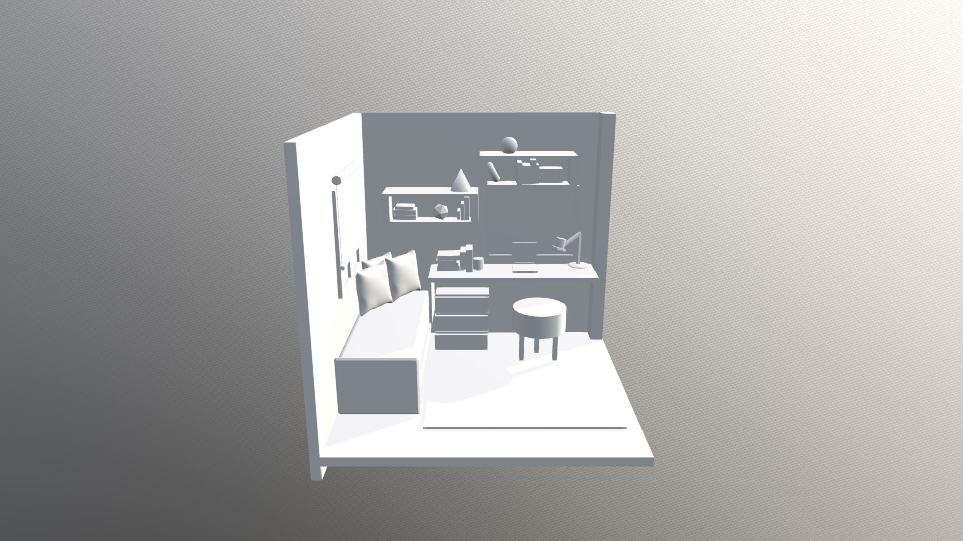 Quarto - 3D model by gofiny [41b8cfc] - Sketchfab