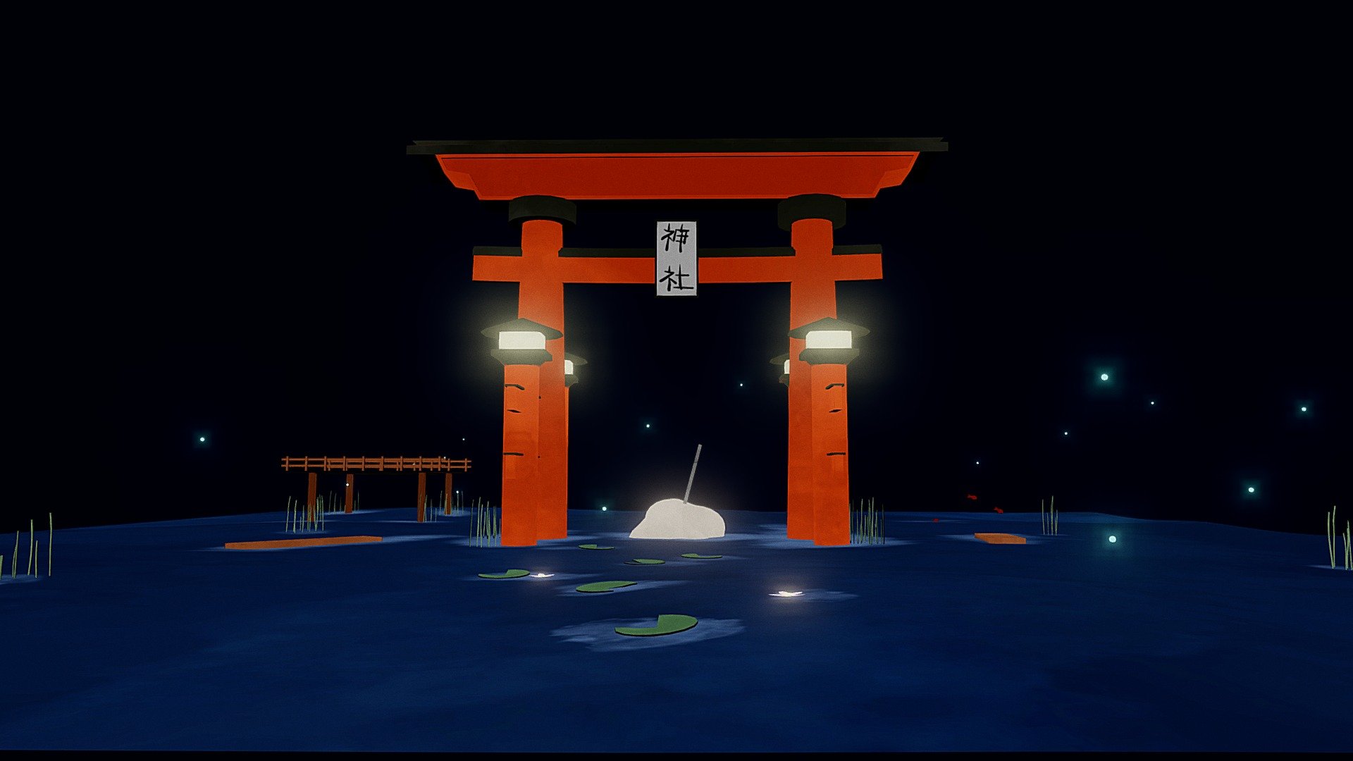 Water Shrine - 3D model by Ben Weatherley (@benweatherley) [41b8ffa ...