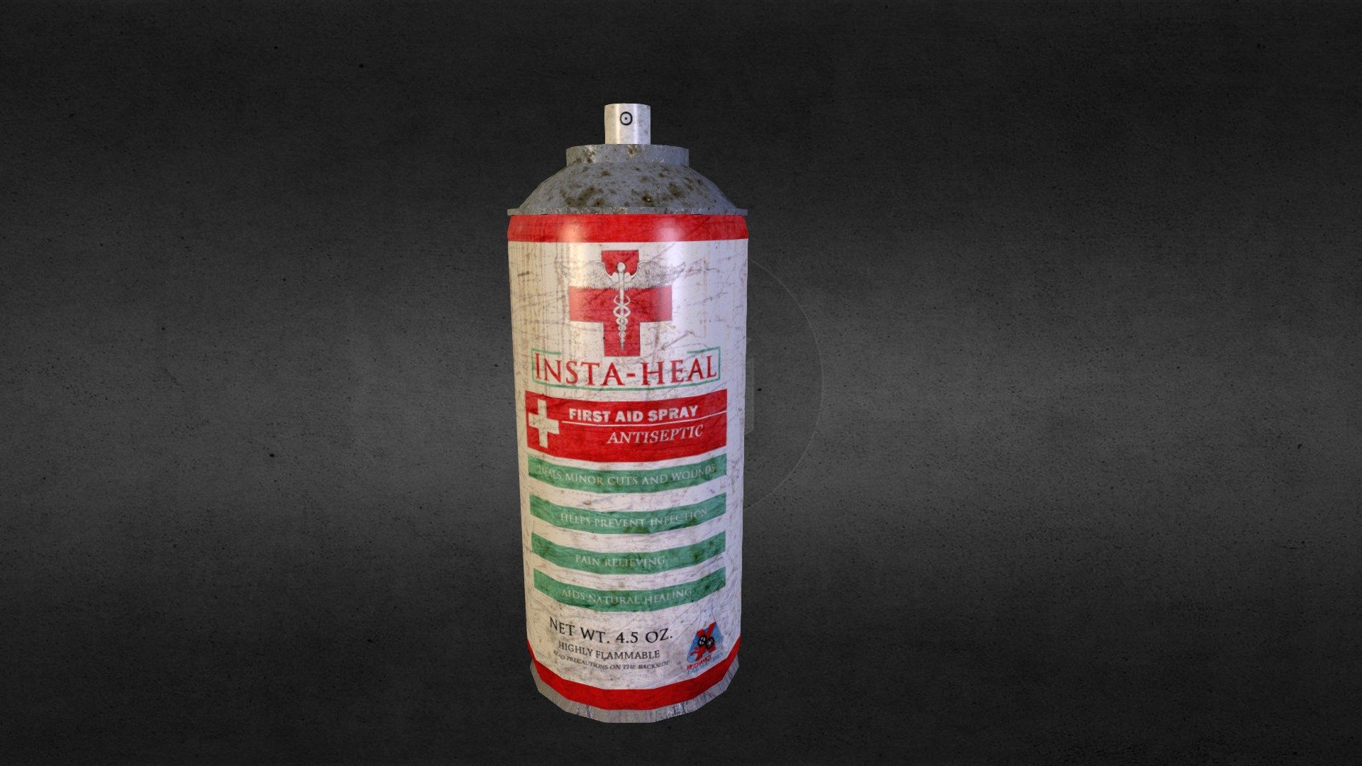 Insta-Heal Spray - 3D model by MechanicX [41b954c] - Sketchfab