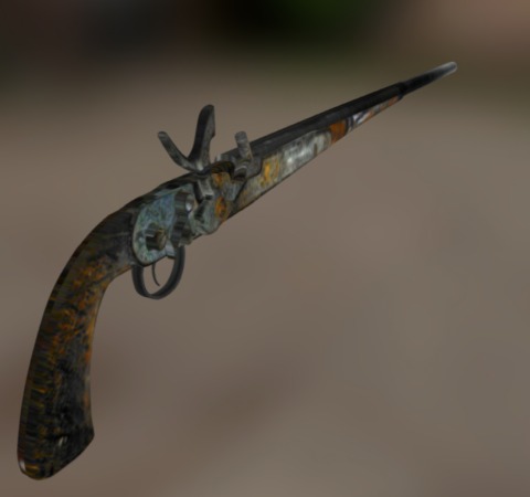 percussion-cap weapon - 3D model by moroplogo [41ba6b3] - Sketchfab