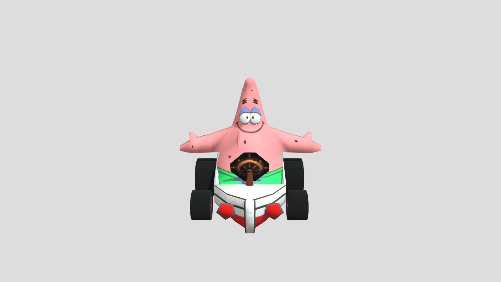 PC Computer - Nicktoons Racing - Patrick Star - Download Free 3D model ...