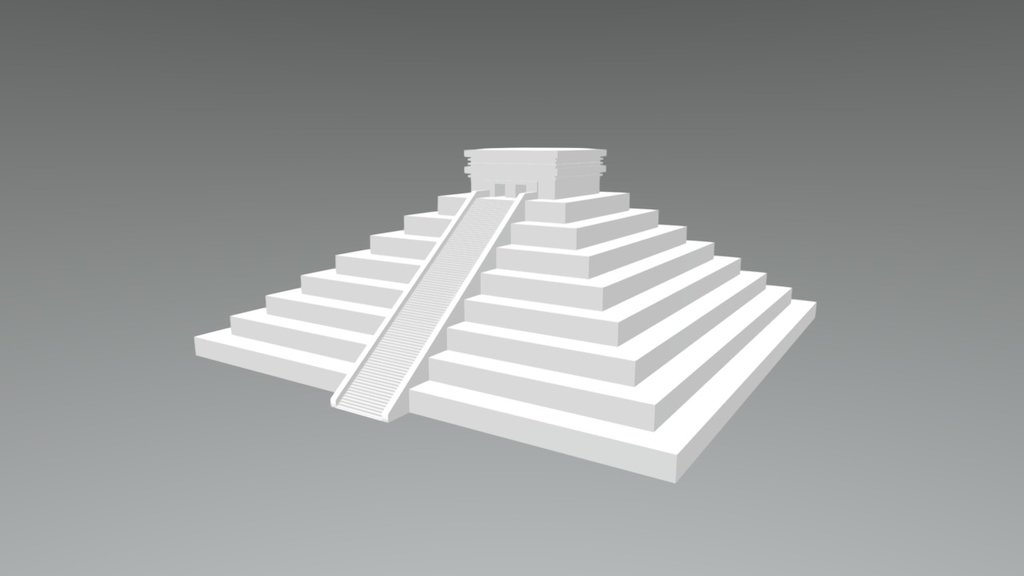 Mayan Pyramid - 3D model by Dantemort [41bc7cb] - Sketchfab