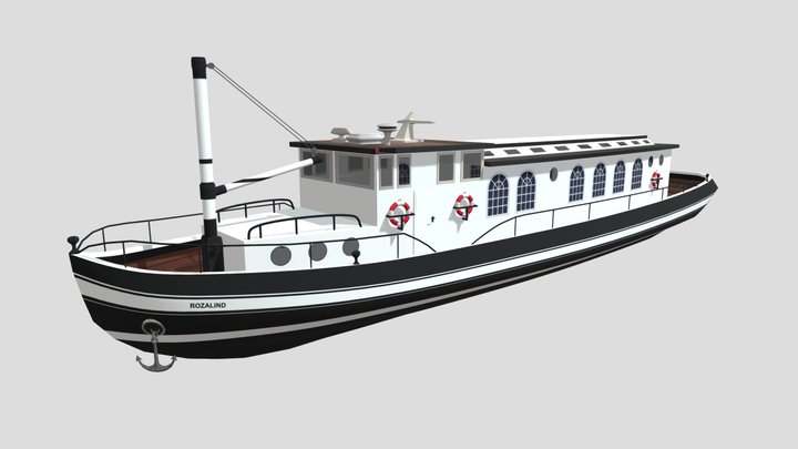 Houseboat 3D models - Sketchfab