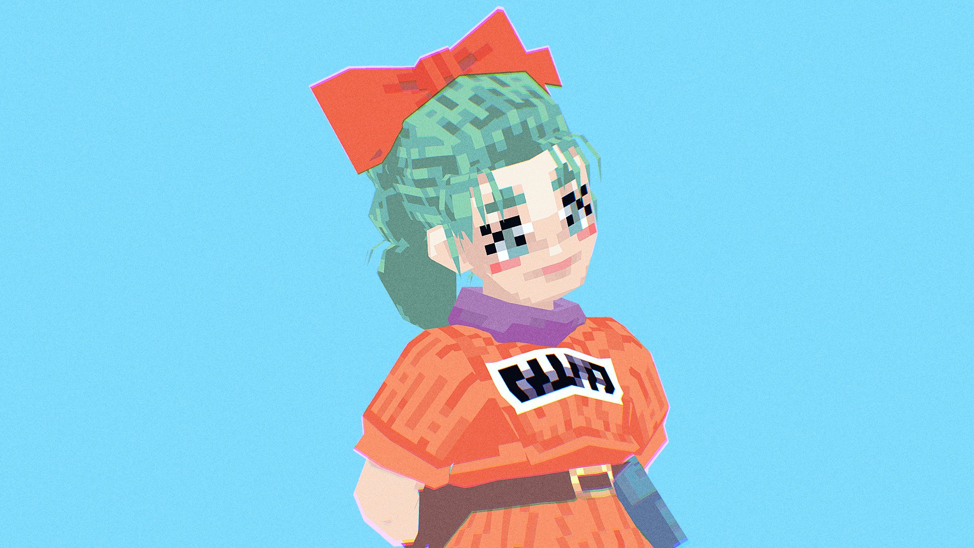 Bulma - Dragon Ball fanart - 3D model by taj_tajima [41bfb09] - Sketchfab