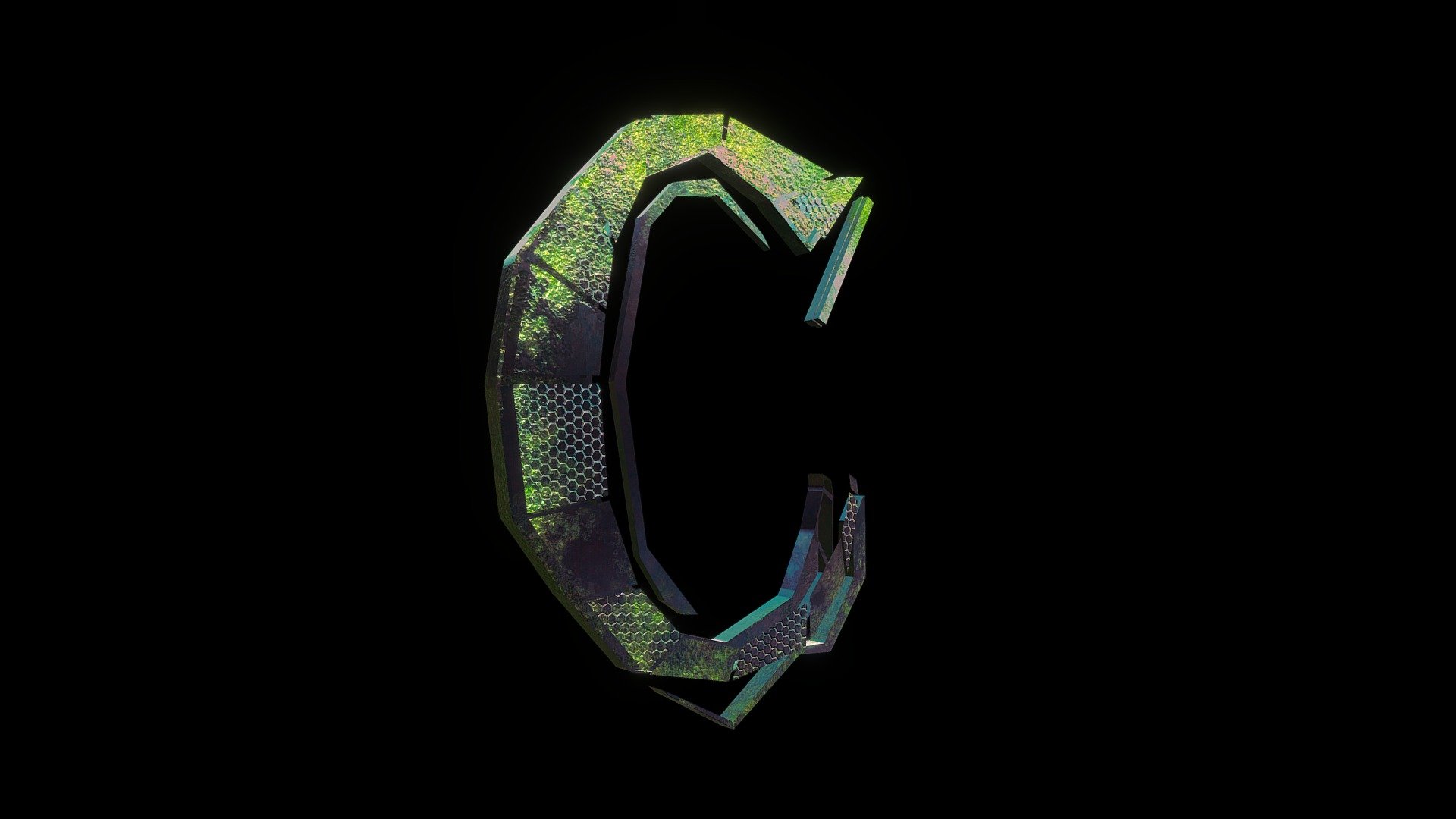 Letter C (Low poly) - 3D model by stoutfella [41c1981] - Sketchfab