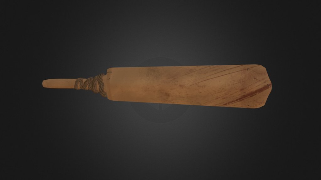 Zombie Cricket Bat - 3D model by sabiapril [41c1f32] - Sketchfab