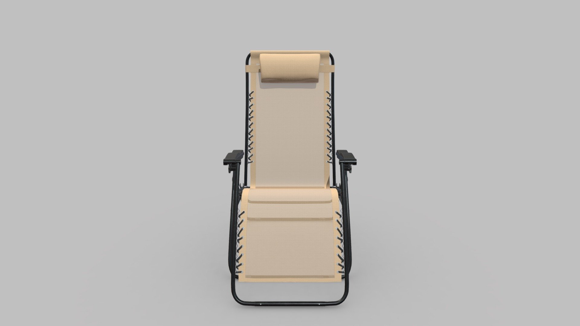 Reclining Lounge Portable Chair - Download Free 3D model by HARSHA ...